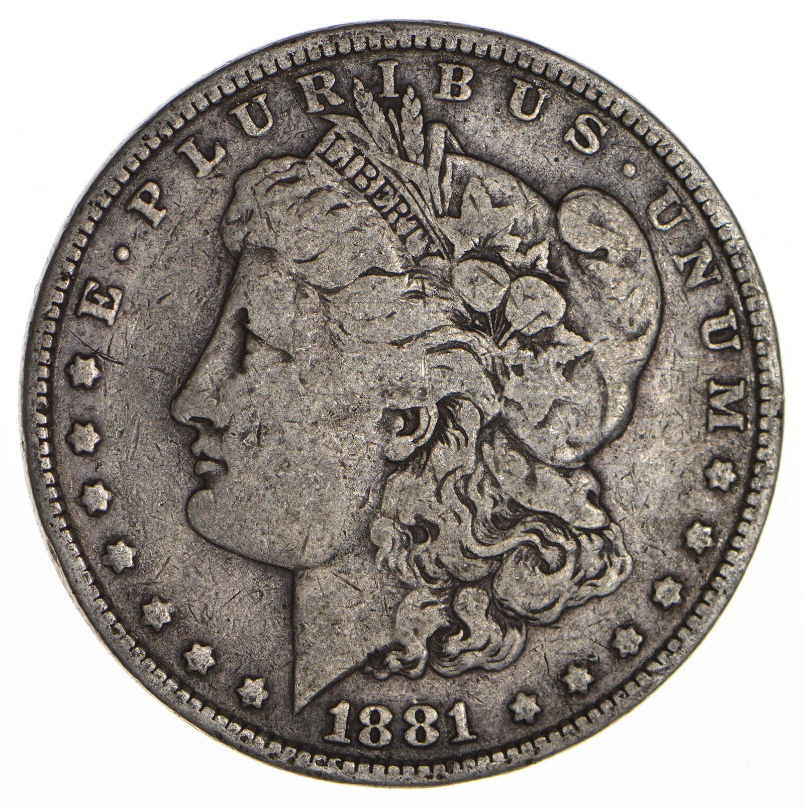 Philadelphia Minted - Over 100 Years Old - 1881 Morgan Silver Dollar ...