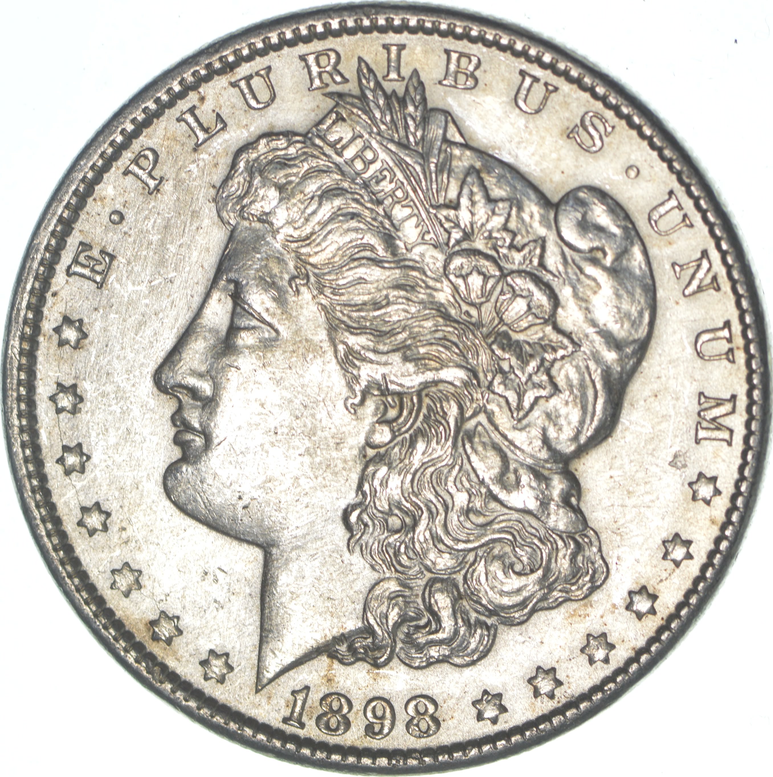 Philadelphia Minted - Over 100 Years Old - 1898 Morgan Silver Dollar ...