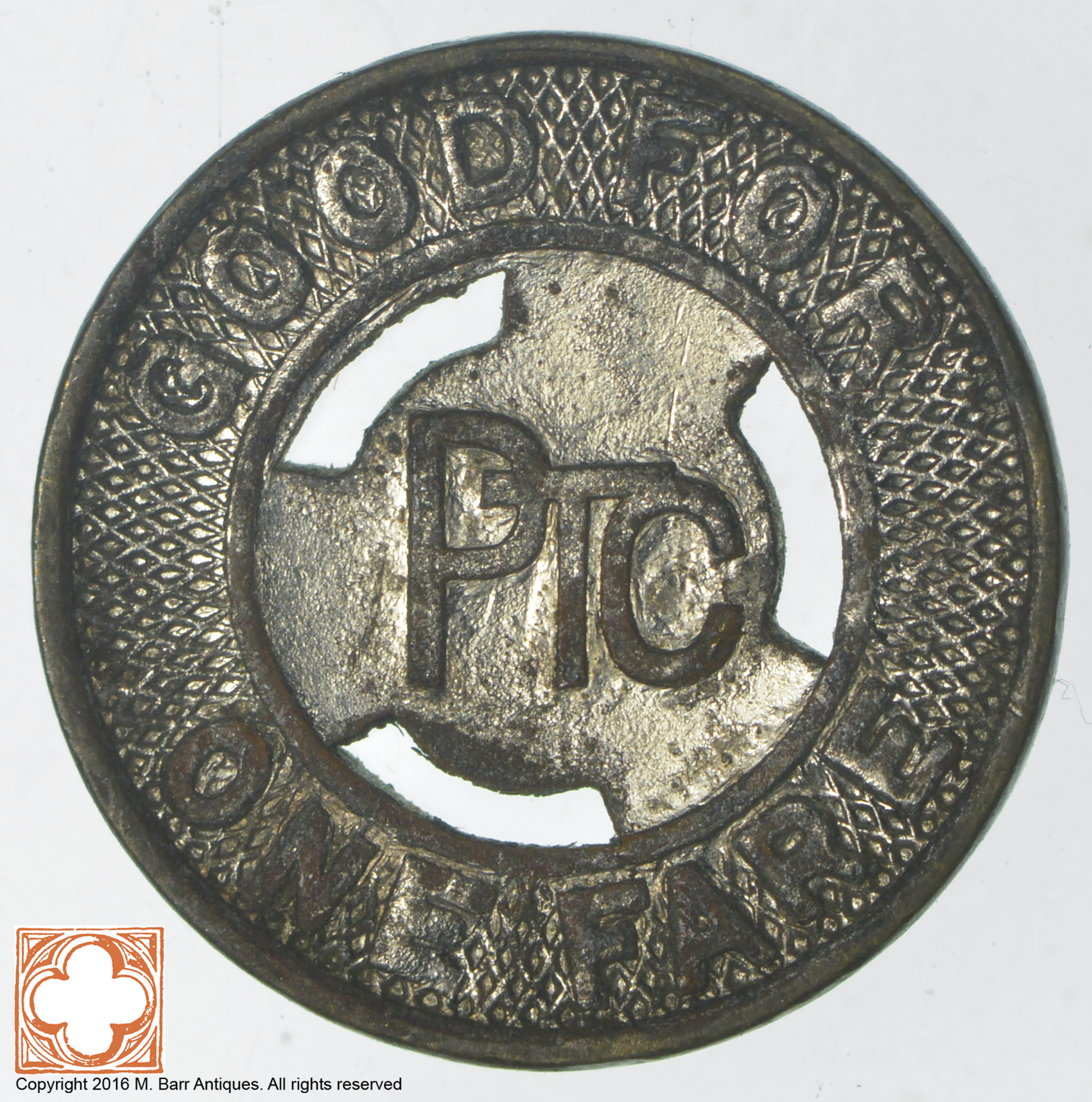 Philadelphia PTC 1 Fare Token | Property Room