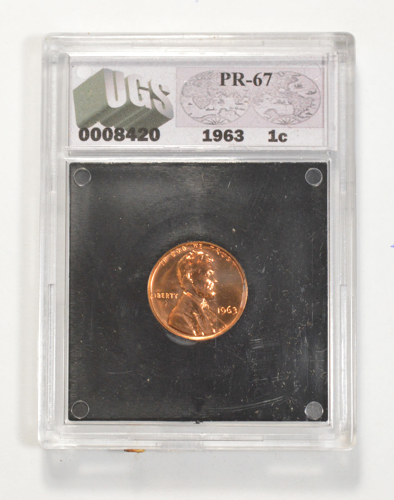 PR67 1963 Lincoln Memorial Cent - Graded UGS | Property Room