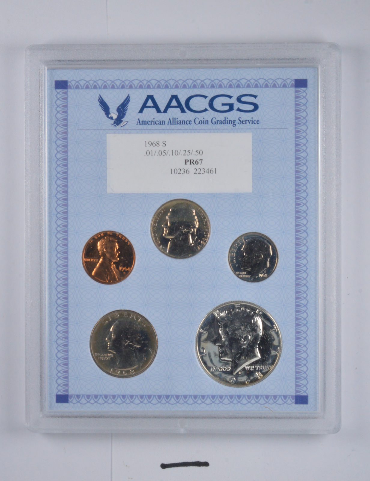 PR67 1968-S U.S. Mint Proof Coin Set - Slabbed | Property Room