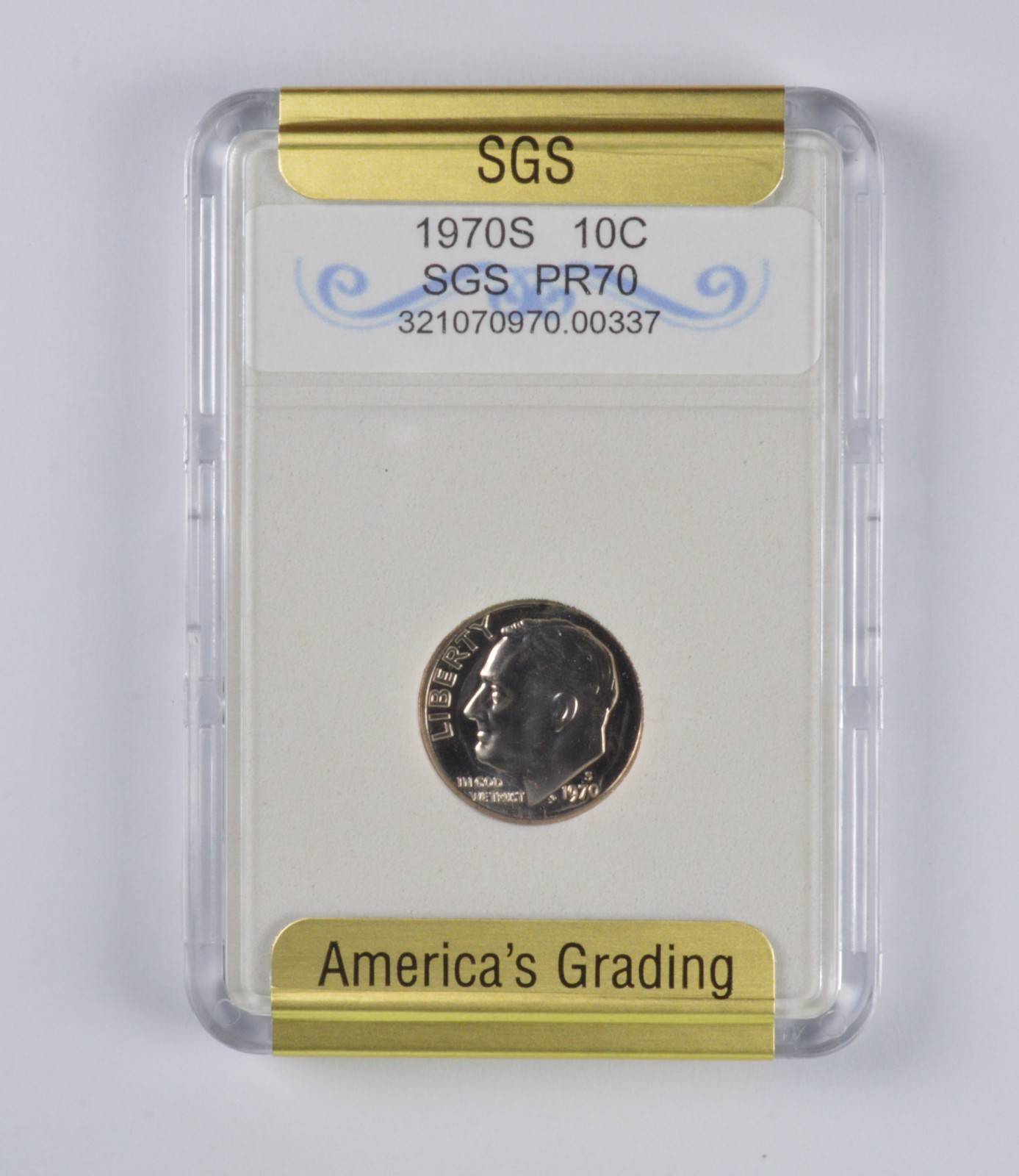 PR70 1970-S Roosevelt Dime - Slabbed | Property Room