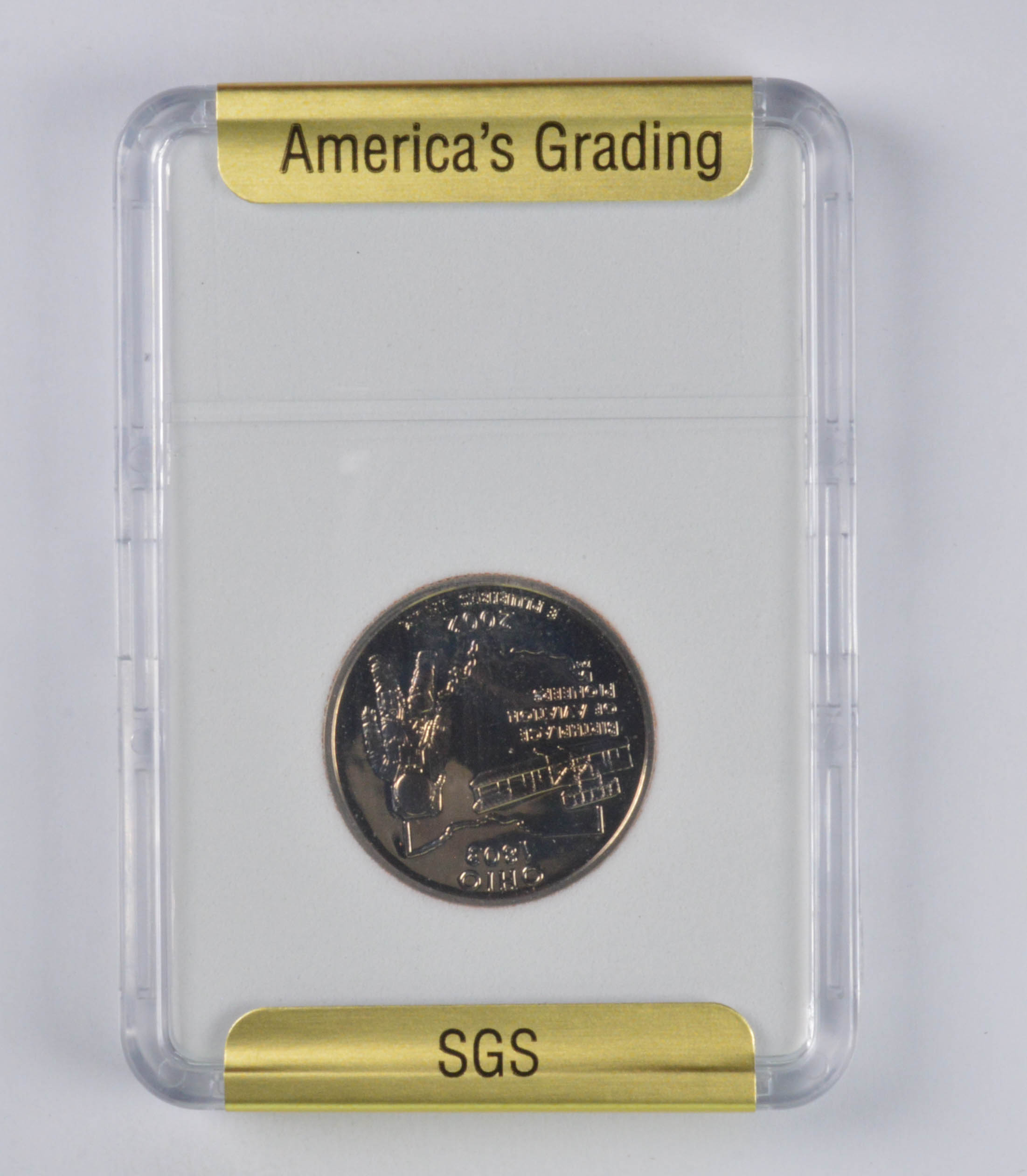 PR70 CAM 2002-S Ohio State Quarter - Slabbed | Property Room