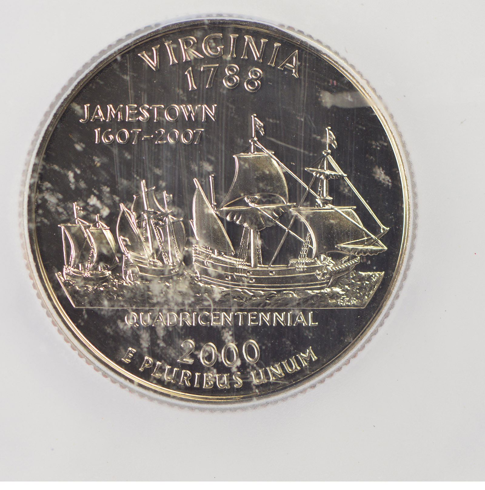 PR70 DCAM 2000-S Virginia State Quarter - Graded ICG | Property Room