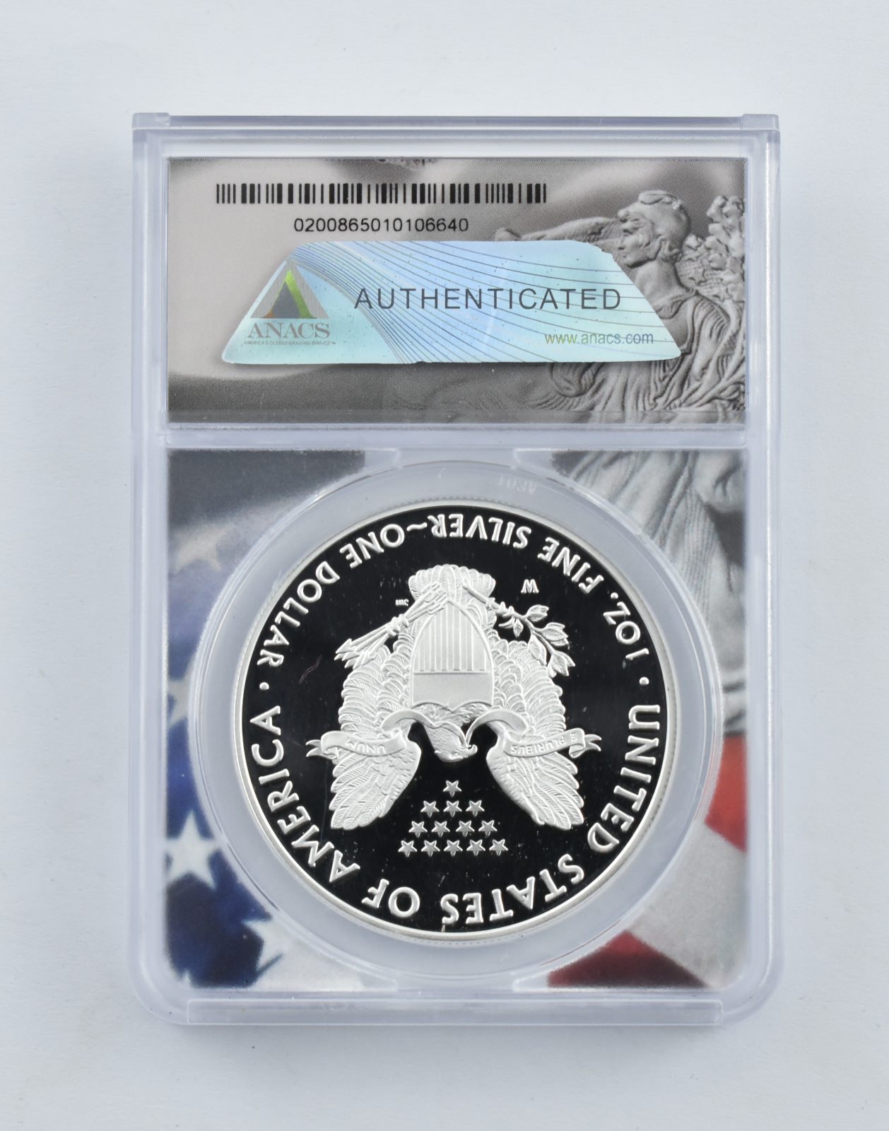 PR70 DCAM 2021-W American Silver Eagle Type 1 FS ANACS | Property Room