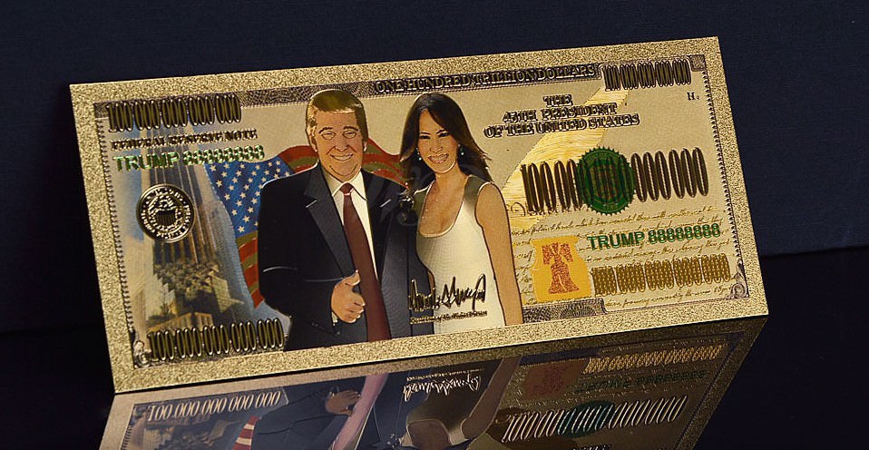 President Donald Trump First Lady One Hundred Trillion Dollars- Replica ...