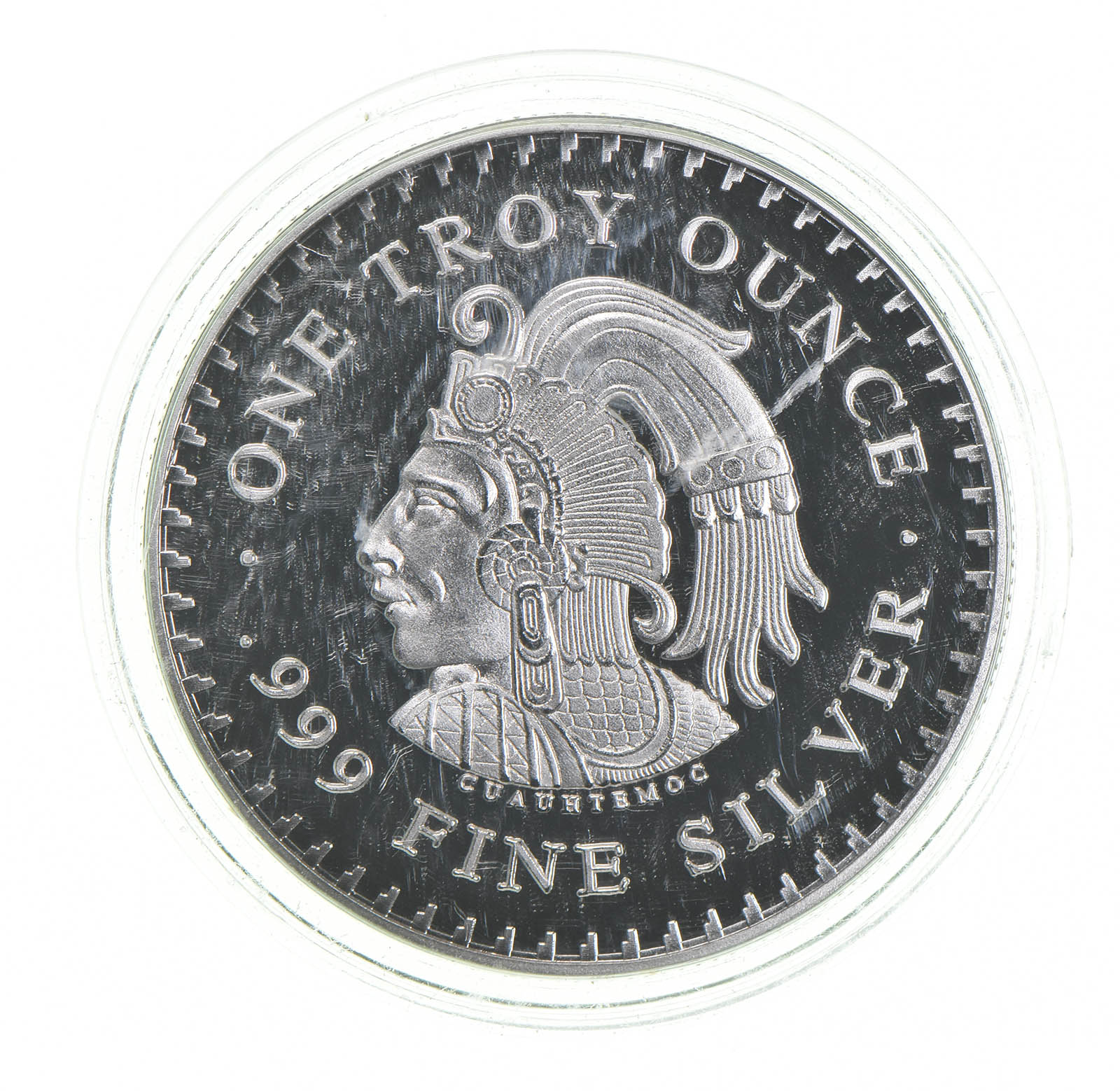 PROOF - 1 Oz 999 Silver Aztec Mayan Calendar Collectible Coin Medal ...