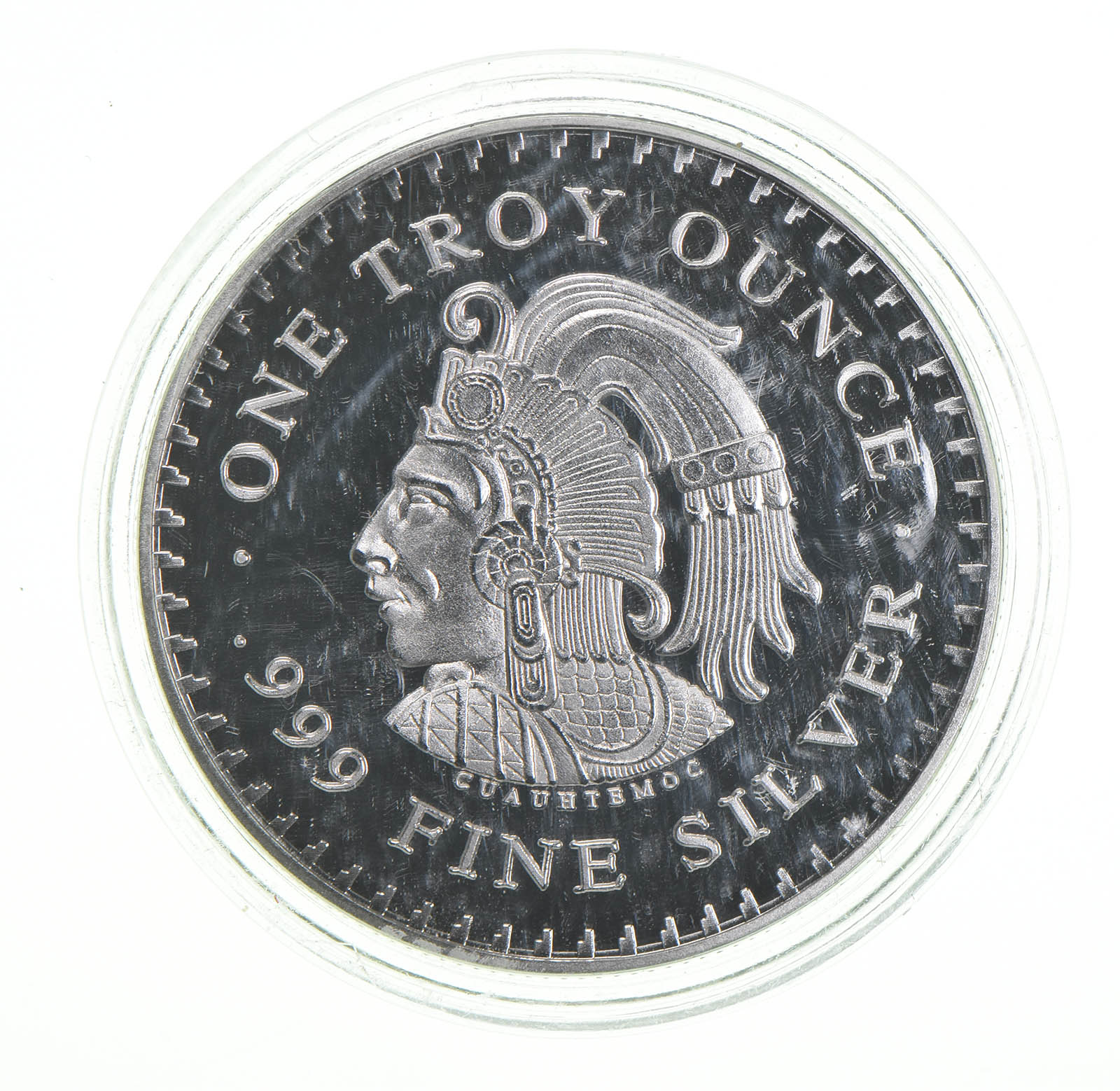 PROOF - 1 Oz 999 Silver Aztec Mayan Calendar Collectible Coin Medal ...