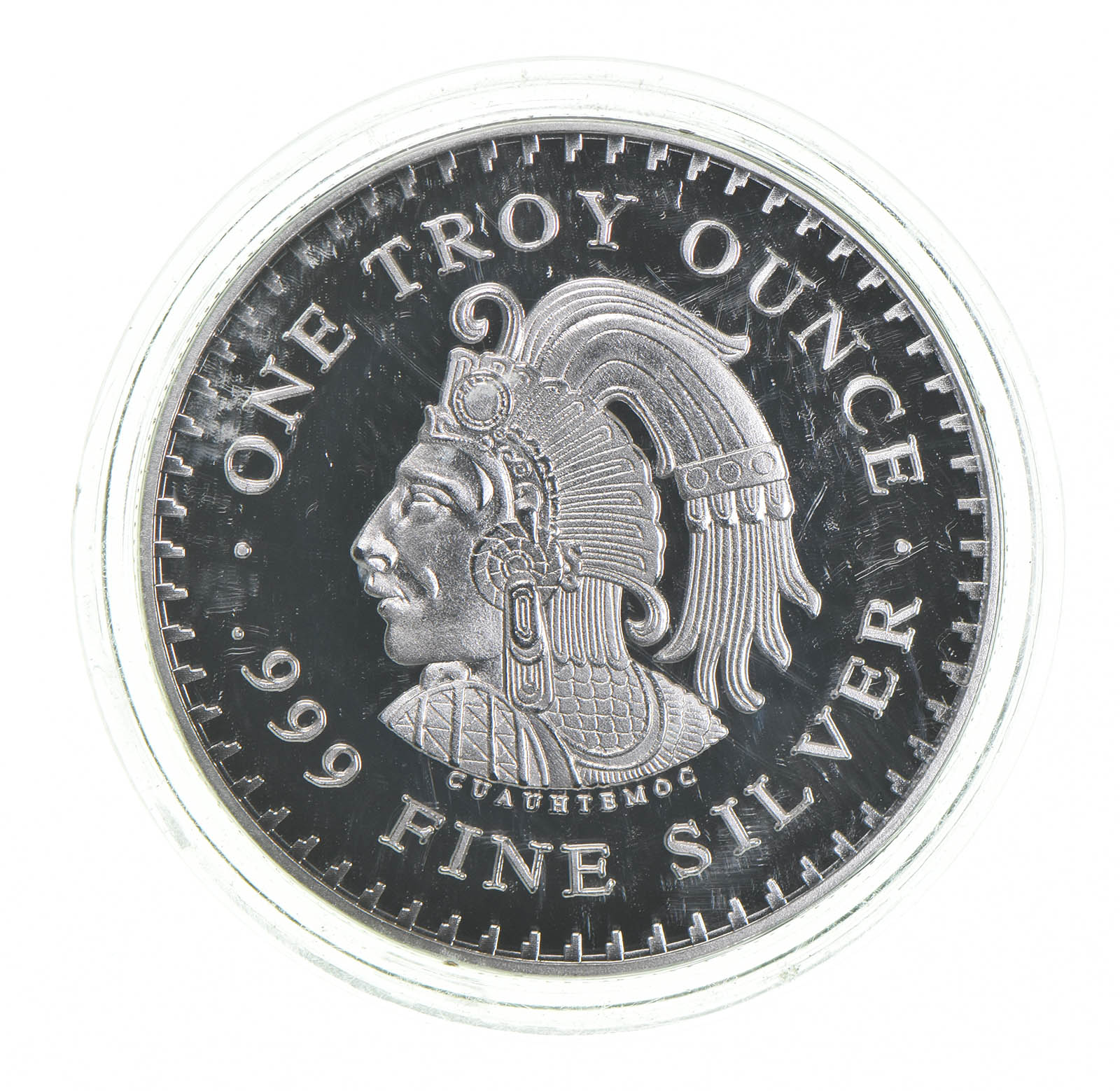 PROOF - 1 Oz 999 Silver Aztec Mayan Calendar Collectible Coin Medal ...