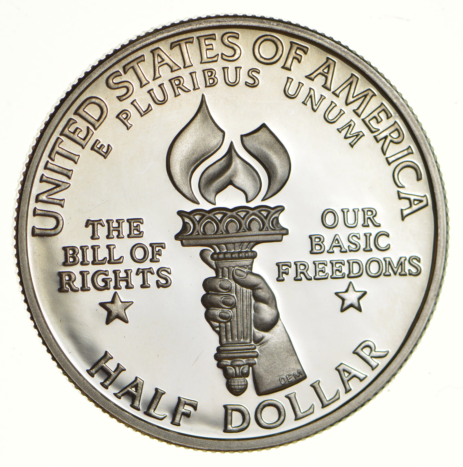 PROOF - 1993 Bill of Rights - United States Mint HALF DOLLAR Modern ...