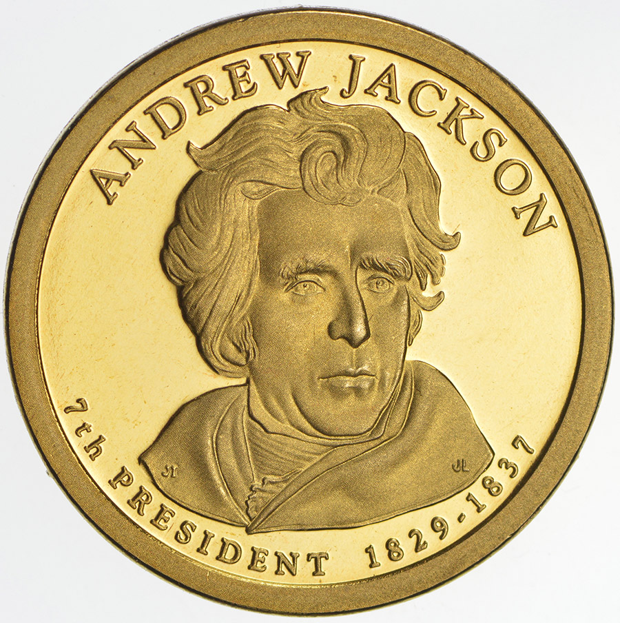 Proof Cameo 2008 Andrew Jackson - Seventh President - Presidential ...