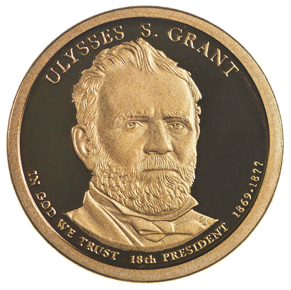 Proof Cameo 2011 Ulysses S. Grant - Eighteenth President - Presidential ...