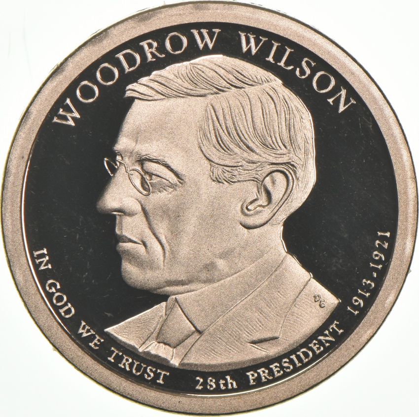Proof Cameo 2013 Woodrow Wilson - Twenty-Eighth President ...