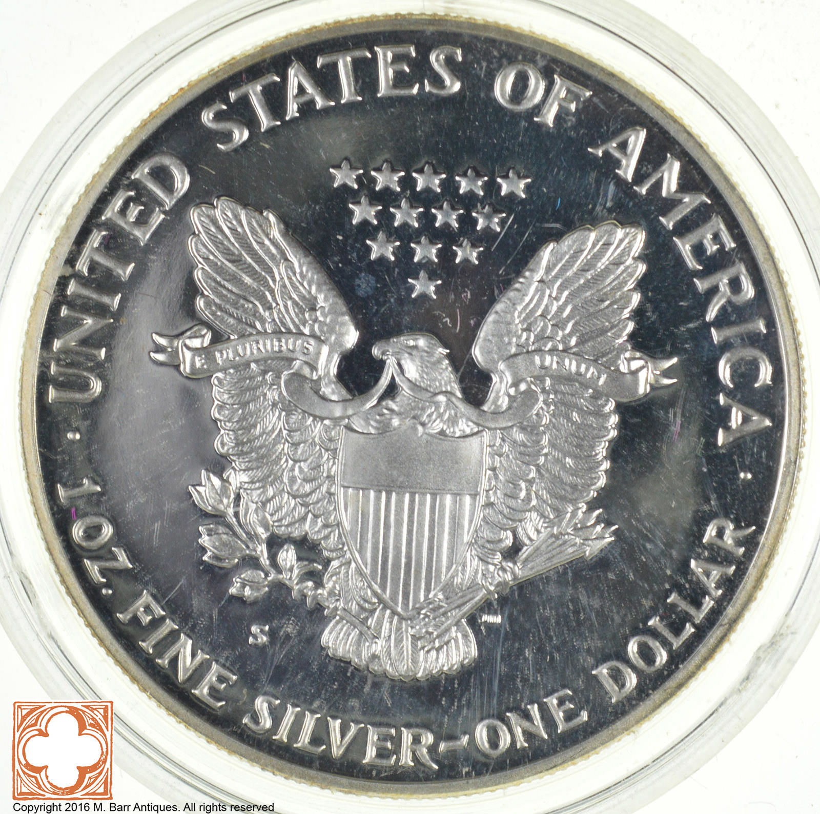 PROOF - NICE - 1991-S American Silver Eagle - DEEP CAMEO Proof - Rare ...