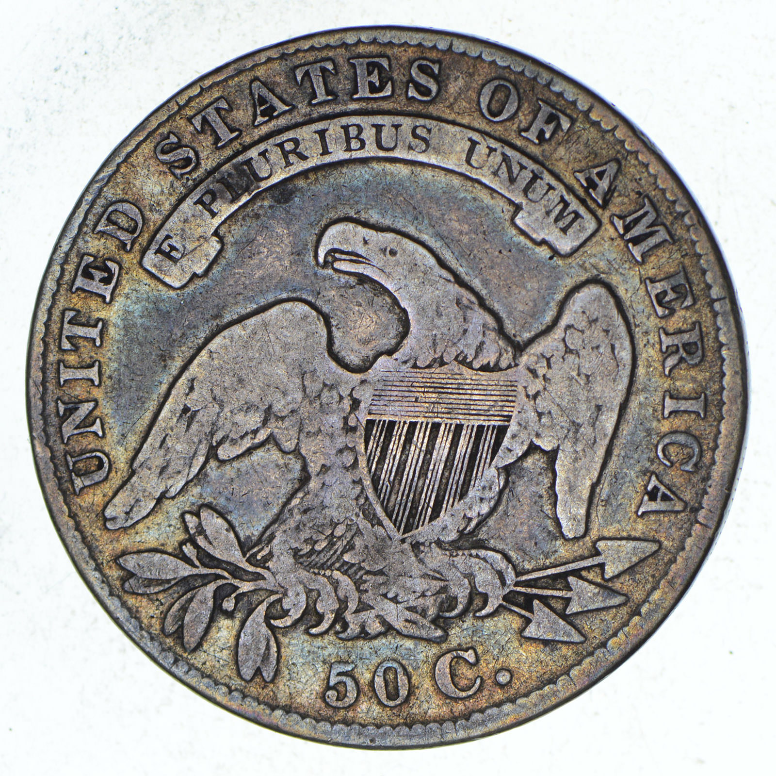 Rare 1835 BUST Half Dollar Great Detail United States Type Coin