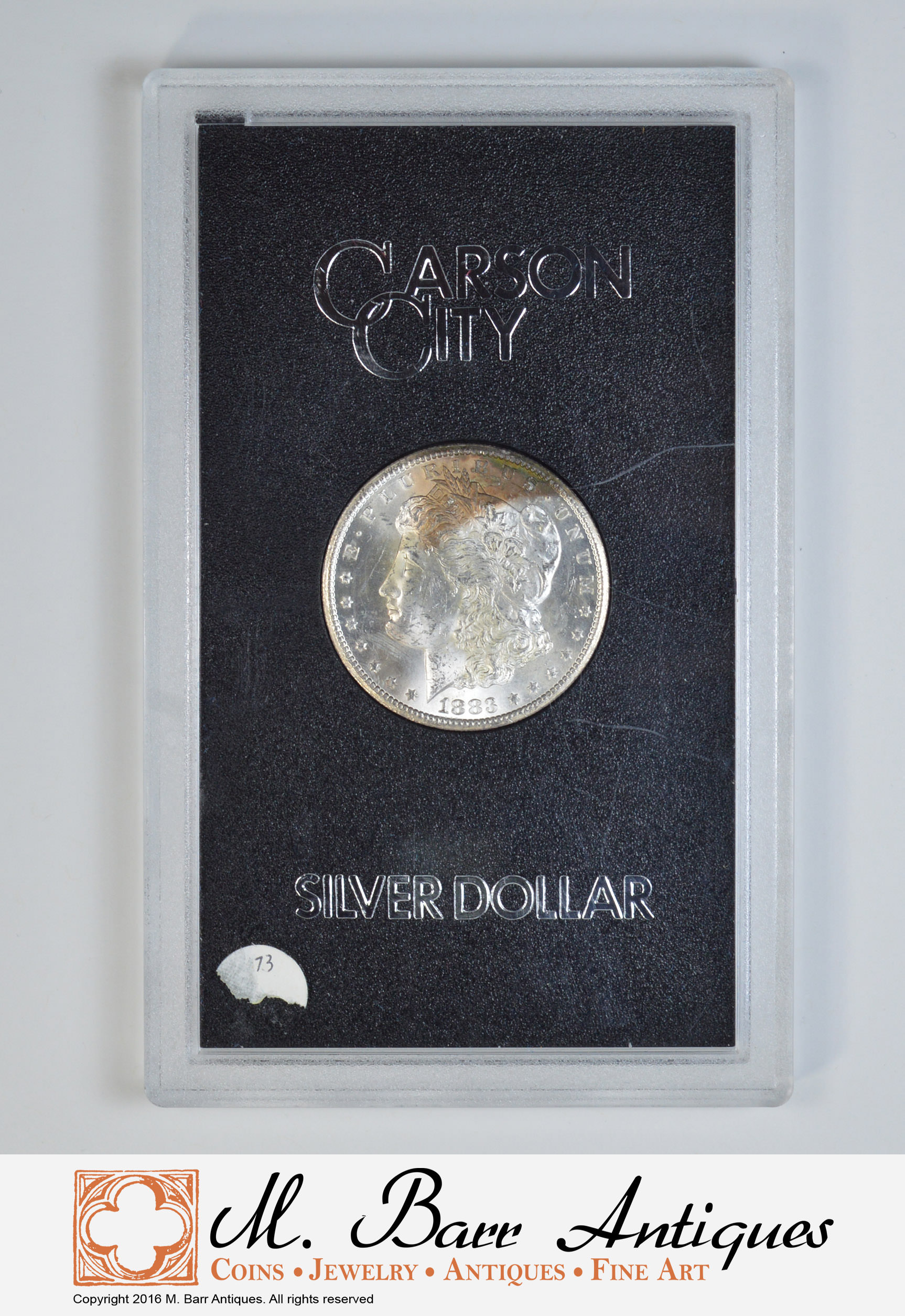 Rare: 1883-CC Morgan Silver Dollar - CARSON City - GSA Hoard | Property Room