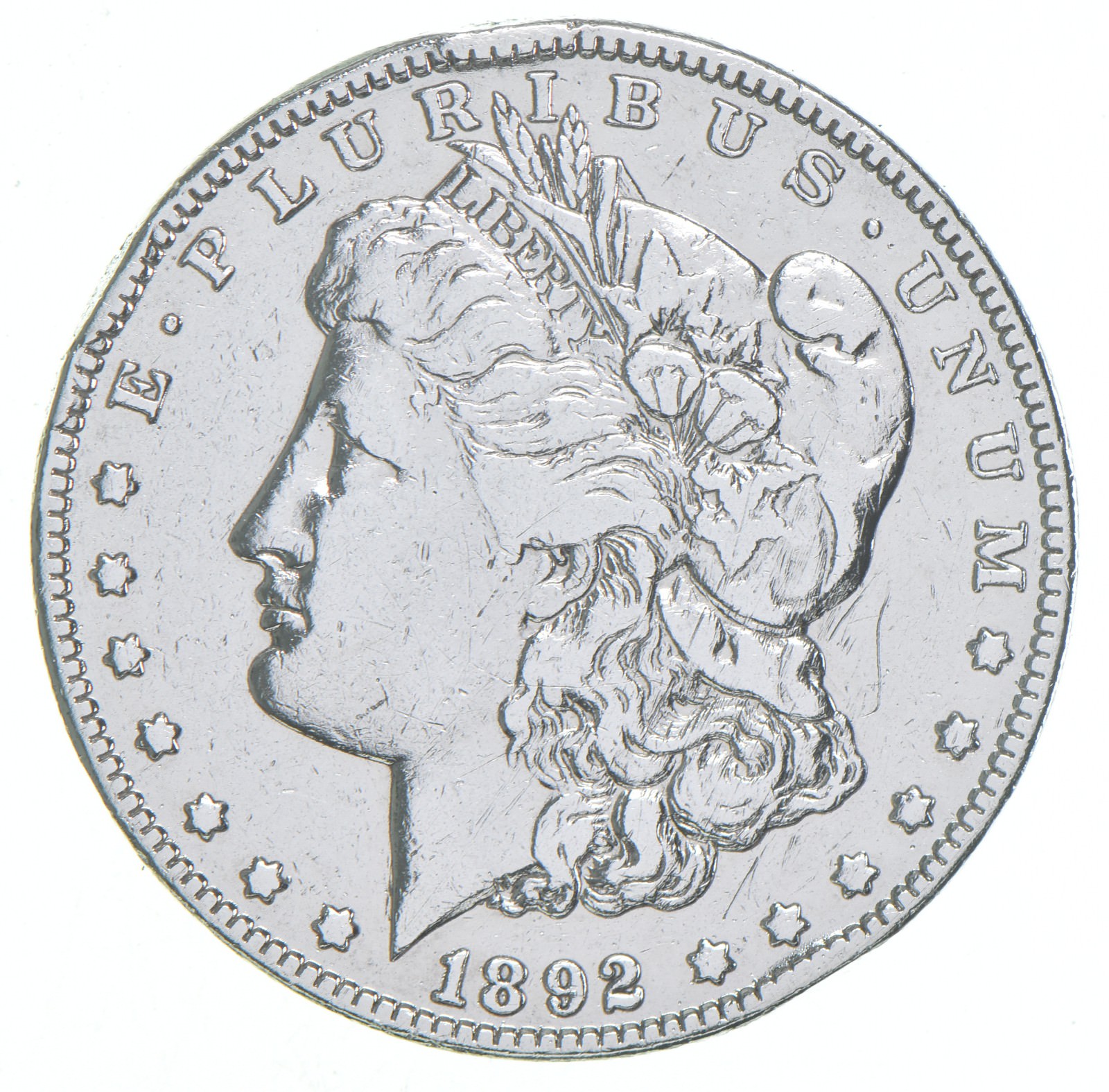 RARE - 1892 Morgan Silver Dollar - Very TOUGH - High Redbook | Property ...