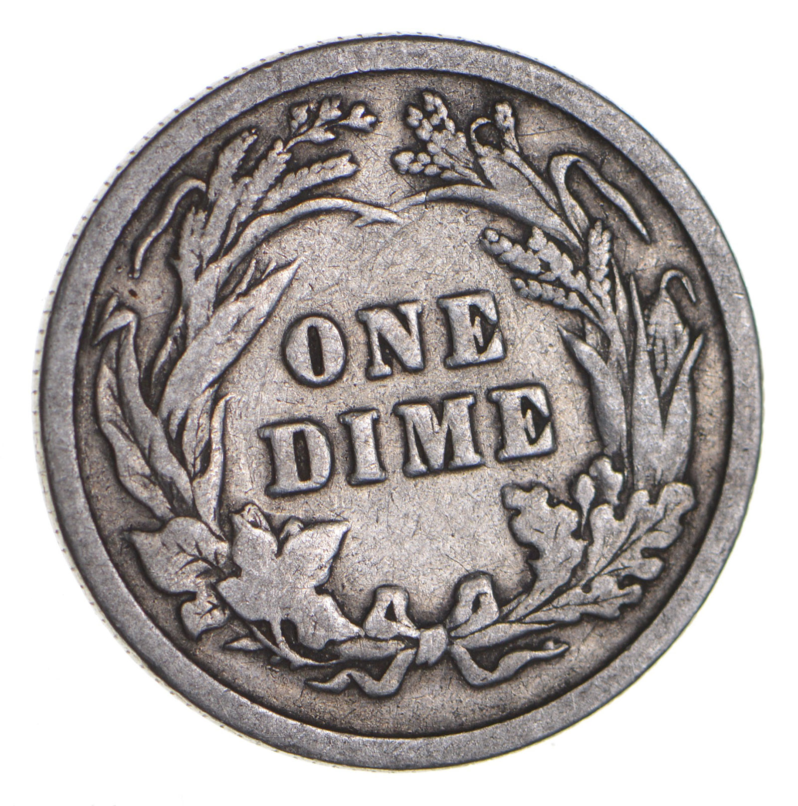 Rare - 1894 Barber Silver Dime - 90% Silver - US Coin - Mnted in ...