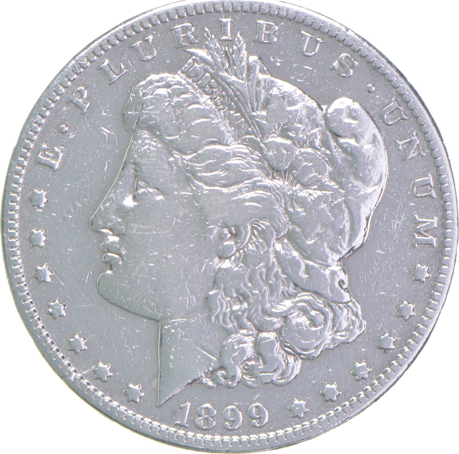 RARE - 1899-S Morgan Silver Dollar - Very TOUGH - High Redbook ...