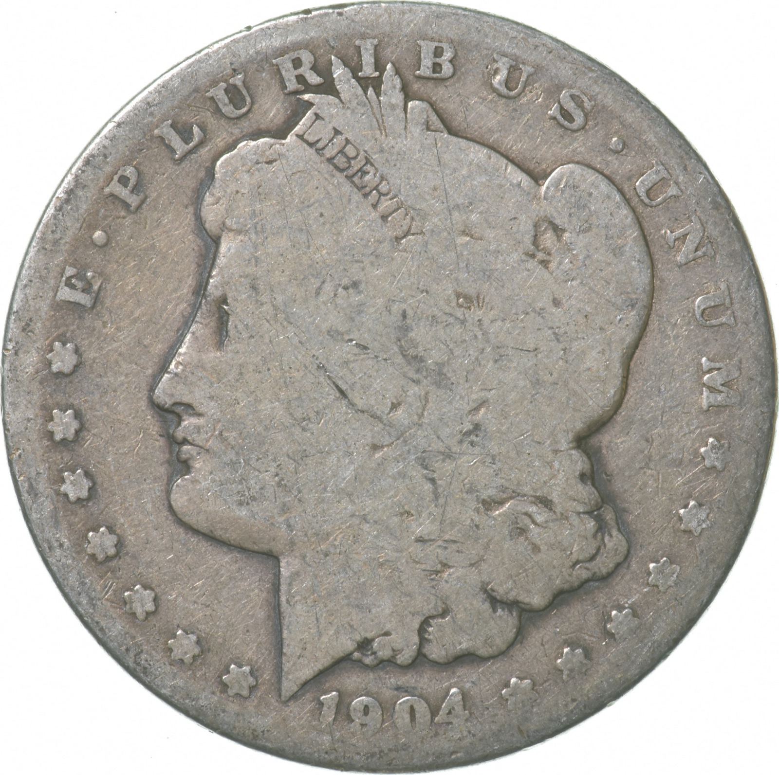 RARE - 1904-S Morgan Silver Dollar - Very TOUGH - High Redbook ...