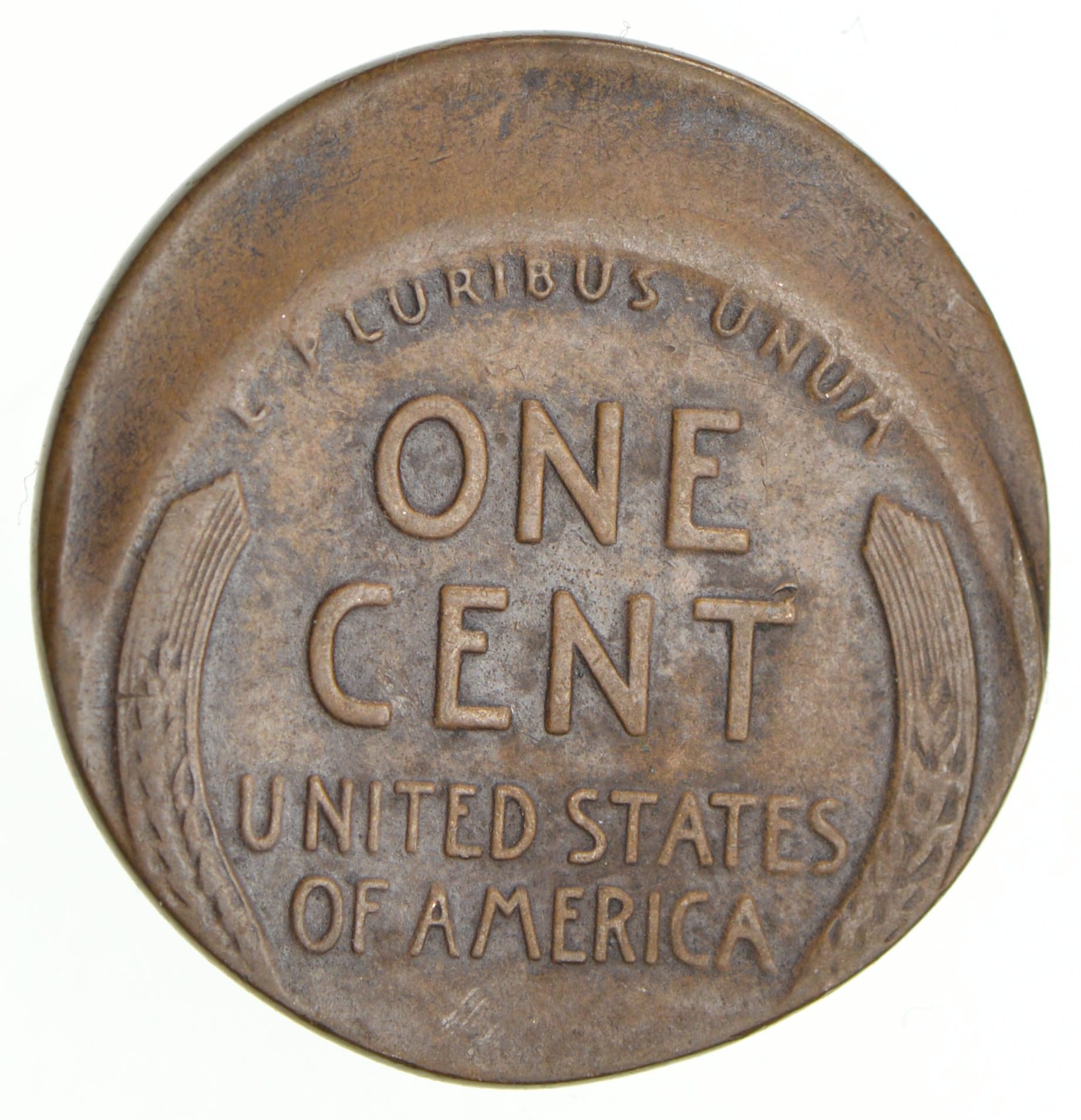 RARE - - 1911 Lincoln Wheat Cent *Mint Error: Off Center | Property Room