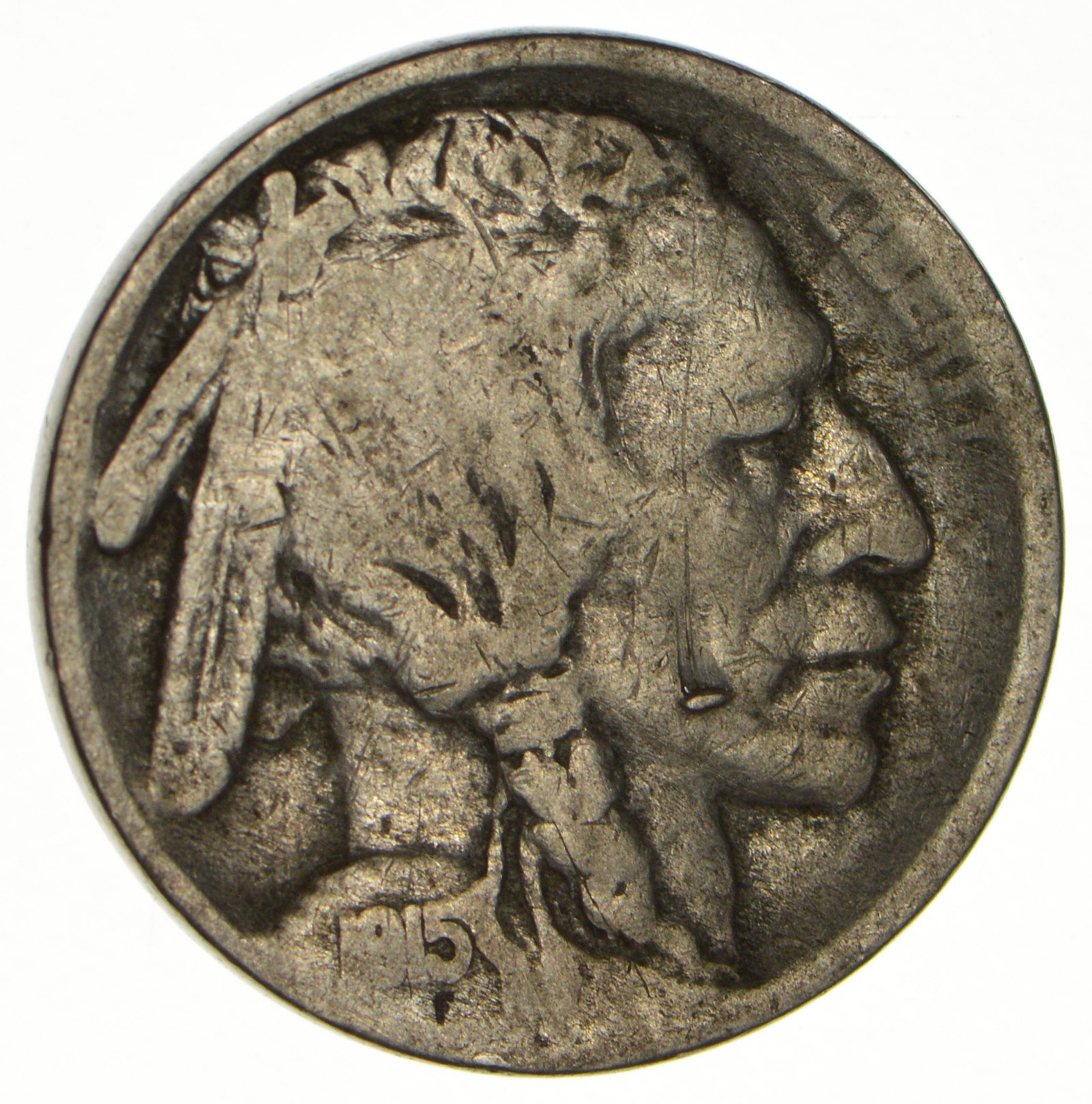 RARE - 1915-S Buffalo Nickel - MINT MARKED - High Red Book | Property Room