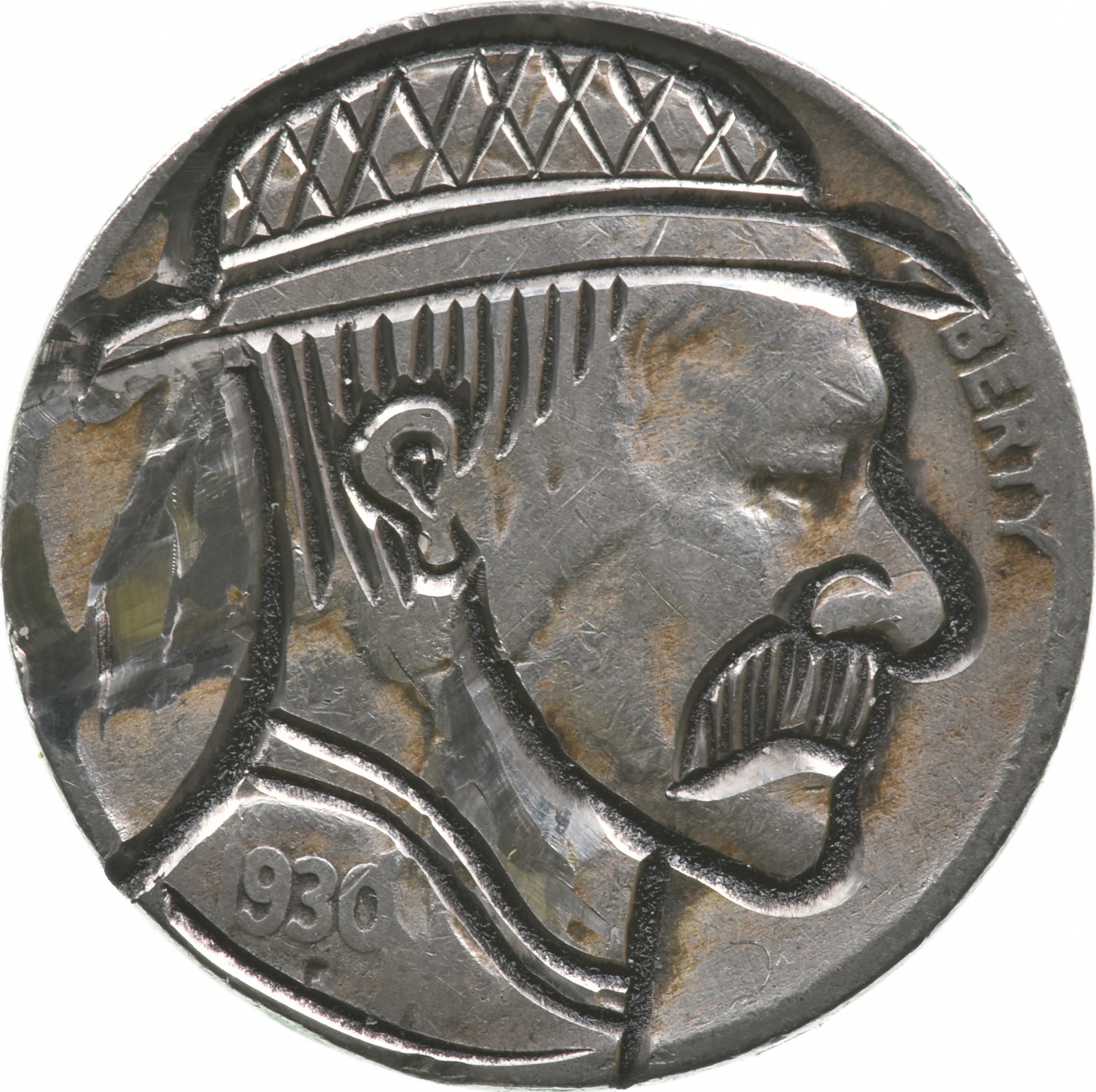 RARE - 1930 Hand Engraved - HOBO NICKEL Buffalo - Highly collectible ...