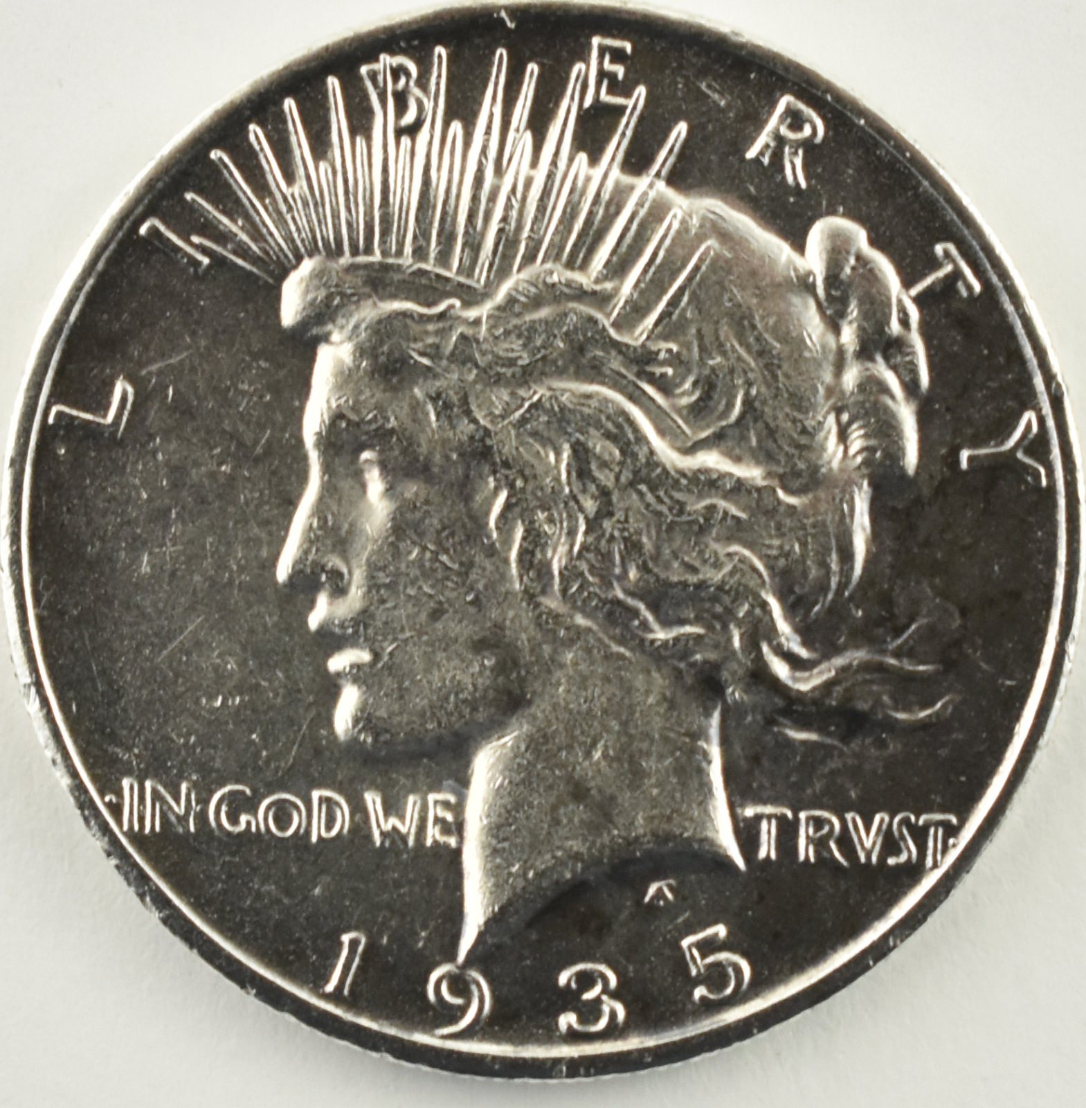 RARE - 1935-S Peace Silver Dollar - Very TOUGH - High Redbook ...