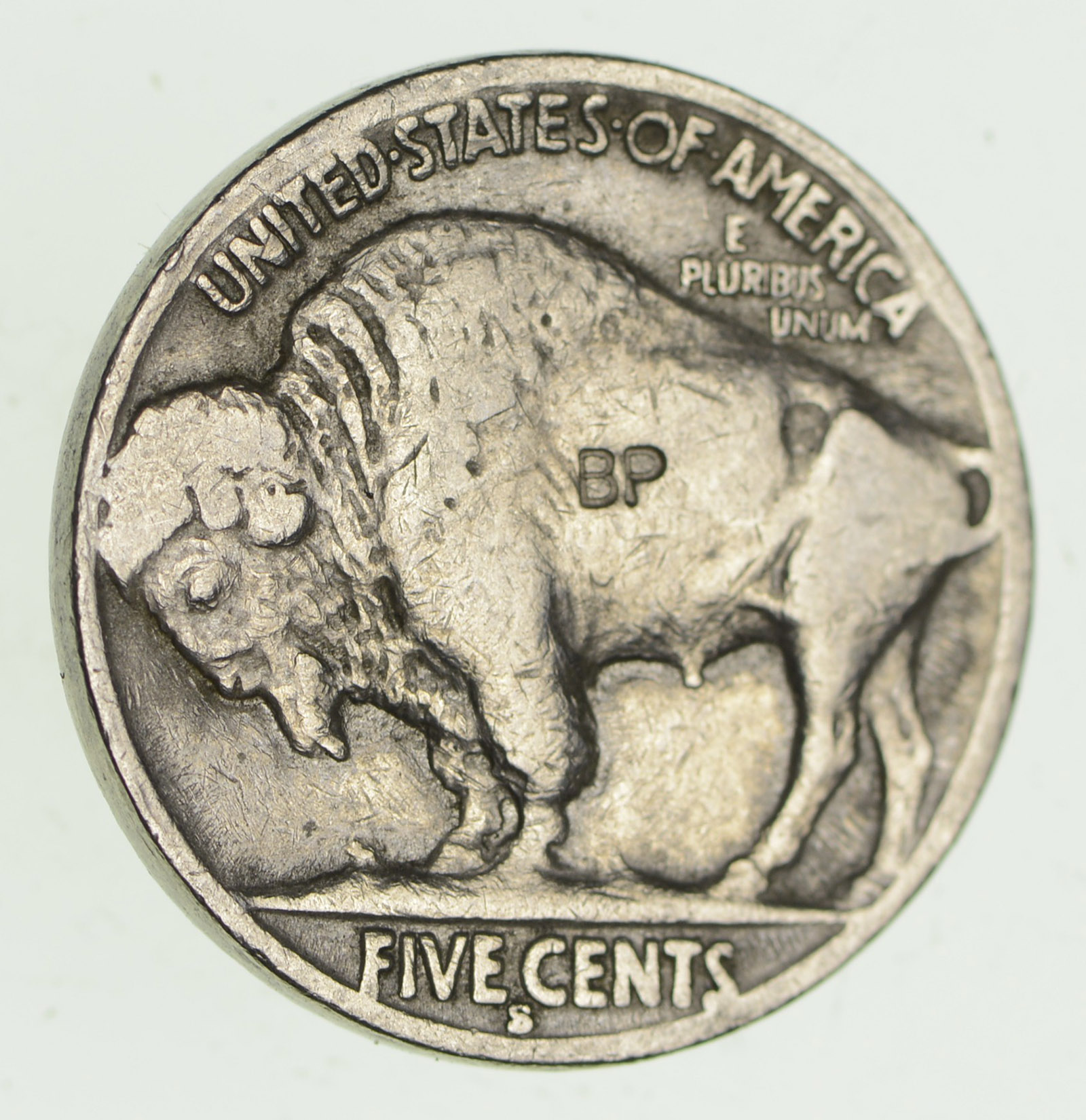 RARE - 1936-S - Hand Engraved - HOBO NICKEL Buffalo - Highly ...
