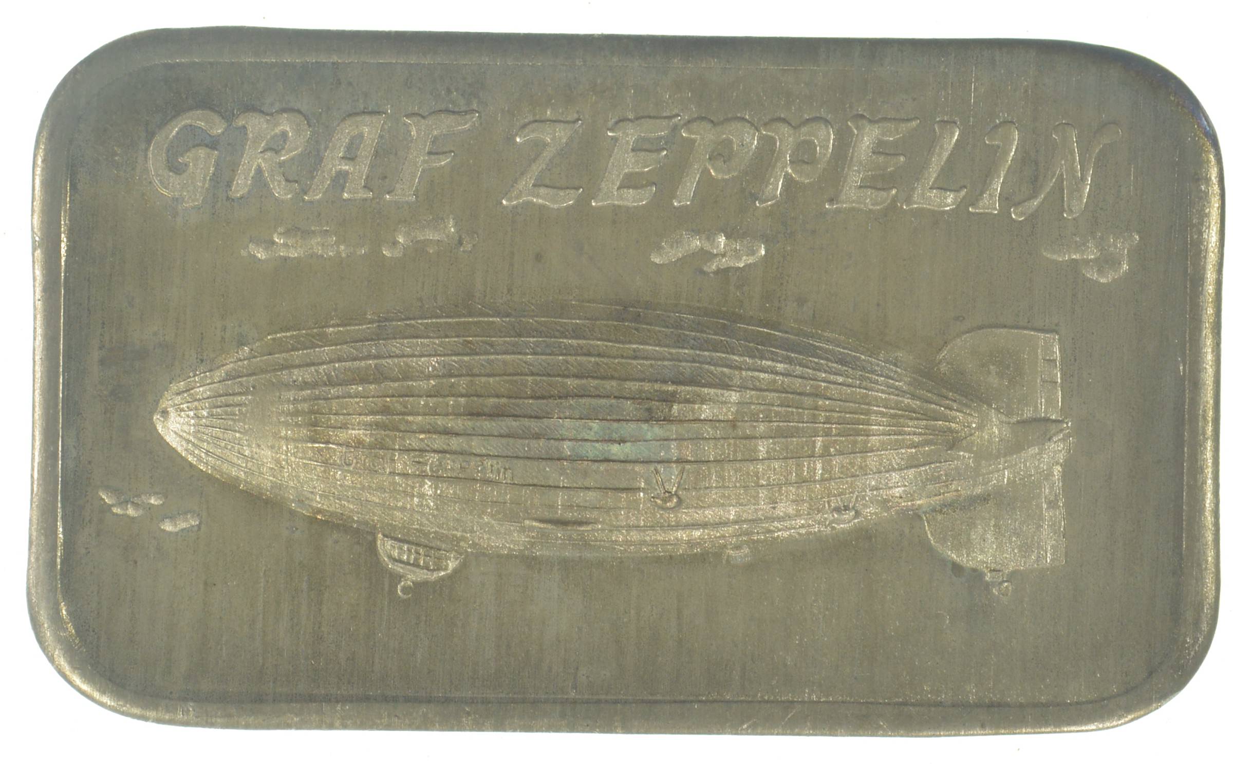 Rare 1970's Limited - 1 Oz Silver Graf Zeppelin Bar - .999 Fine Silver ...