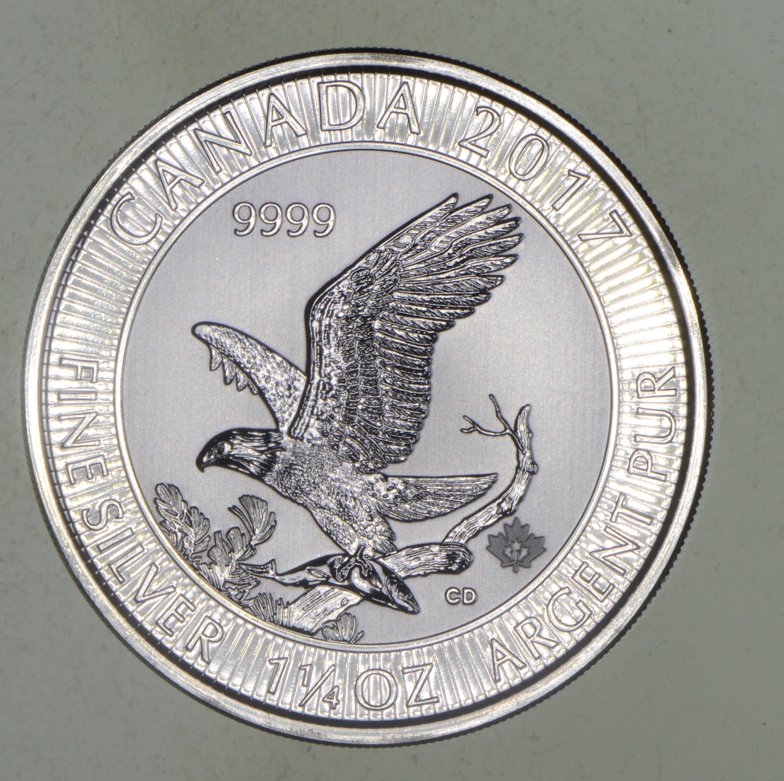 Rare $8.00 2017 Royal Canadian Mint 1.25oz Silver Eagle .999 Low ...