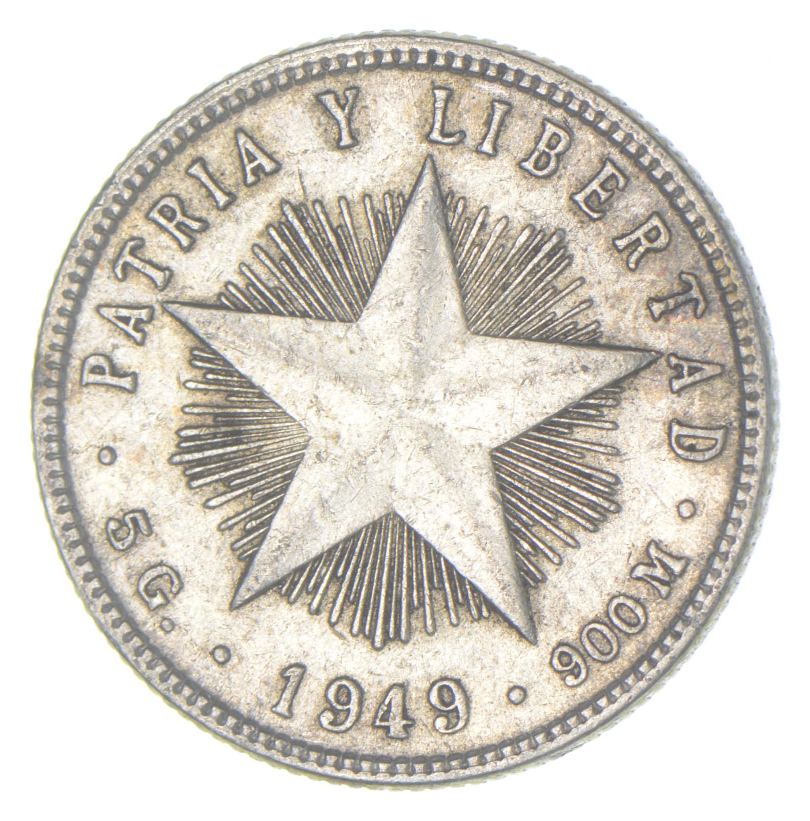 RARE - AUTHENTIC - Silver CUBAN Coin - Historic Coin! | Property Room