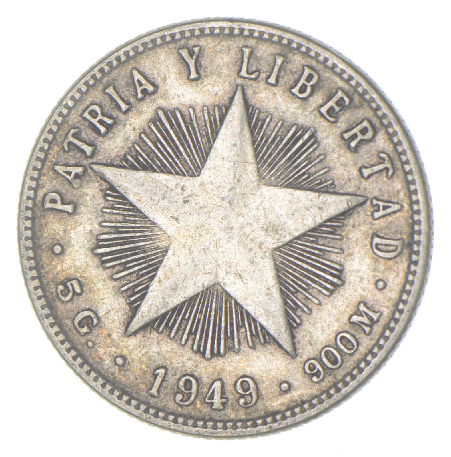 RARE - AUTHENTIC - Silver CUBAN Coin - Historic Coin! | Property Room
