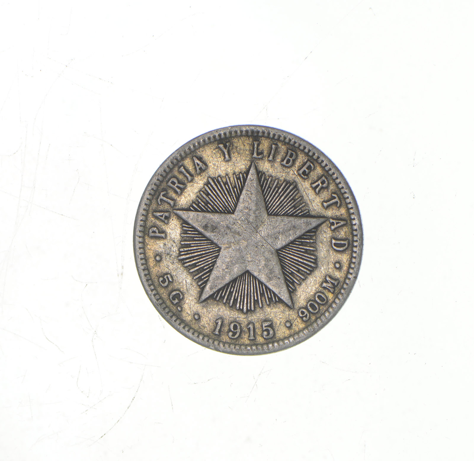 RARE - AUTHENTIC - Silver CUBAN Coin - Historic Coin! | Property Room