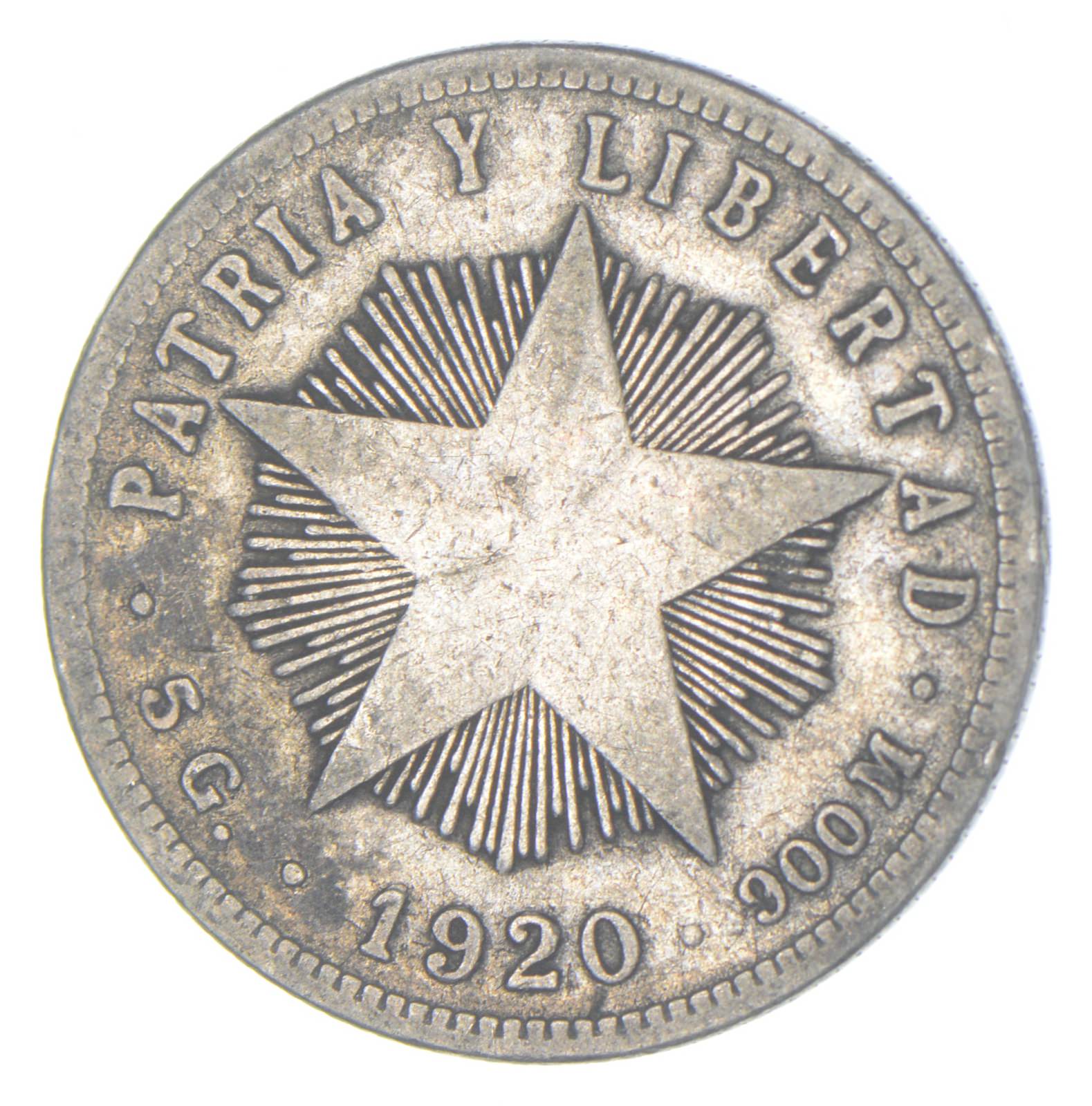 RARE - AUTHENTIC - Silver CUBAN Coin - Historic Coin! | Property Room