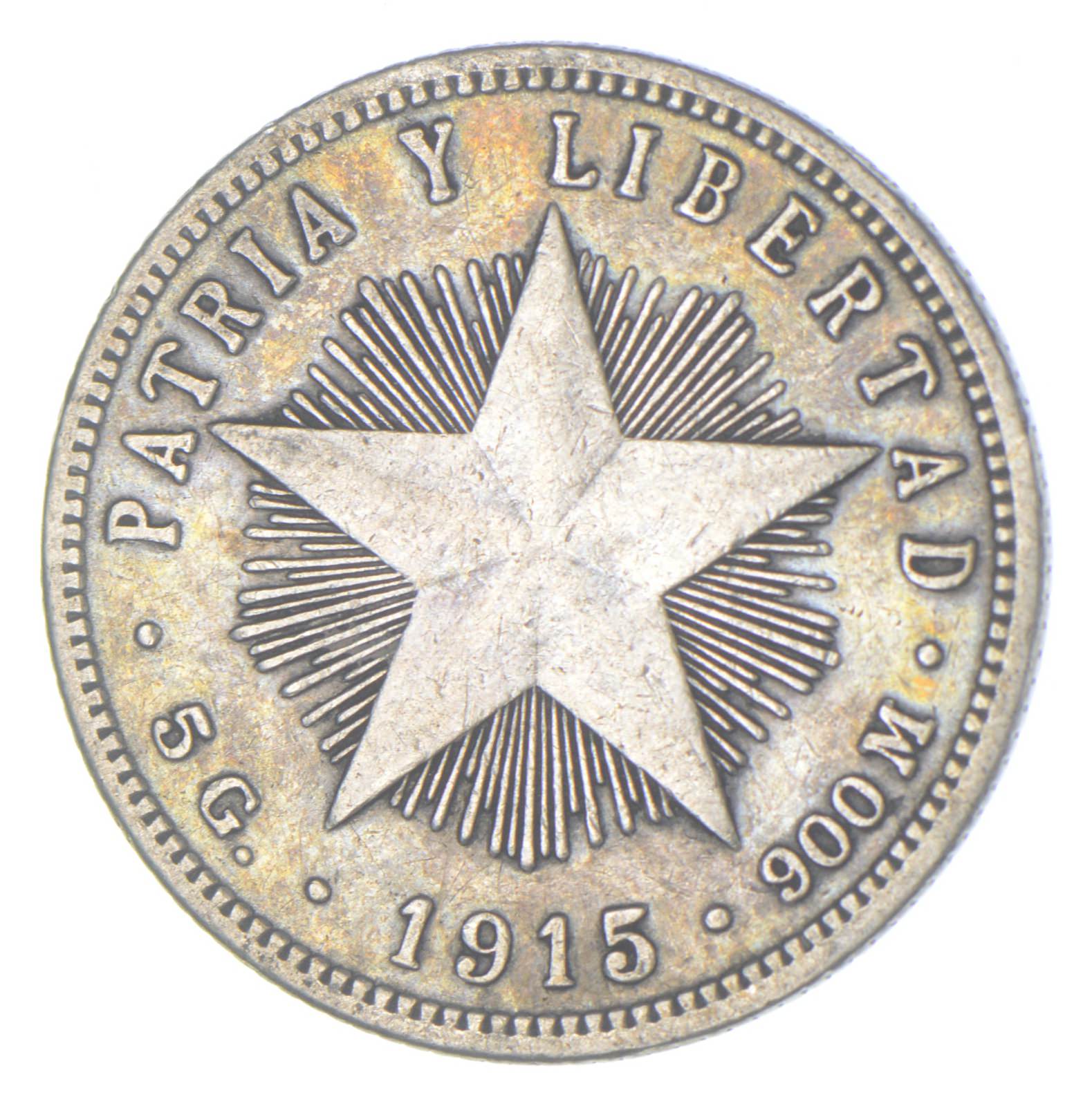 RARE - AUTHENTIC - Silver CUBAN Coin - Historic Coin! | Property Room