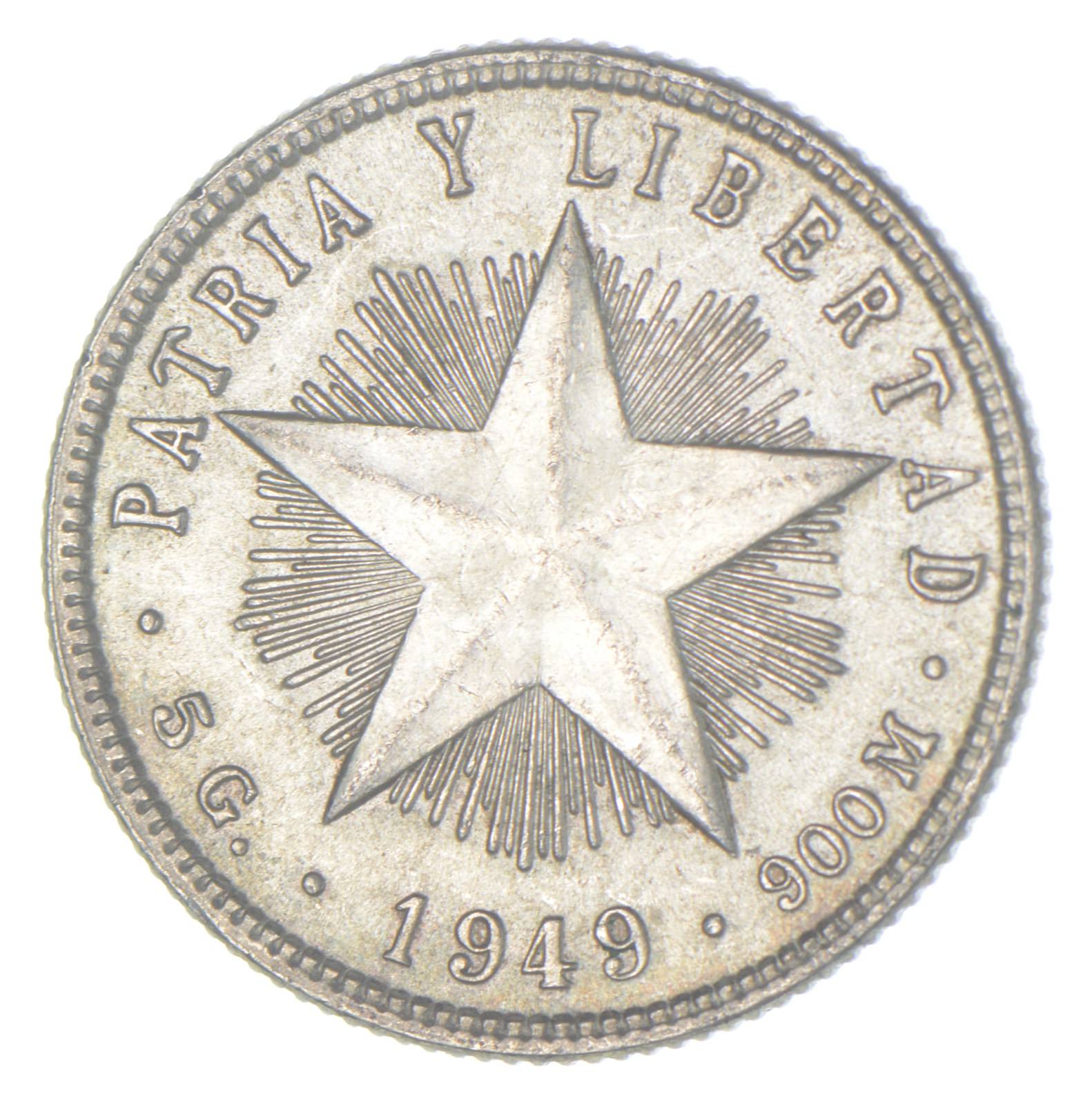 RARE - AUTHENTIC - Silver CUBAN Coin - Historic Coin! | Property Room