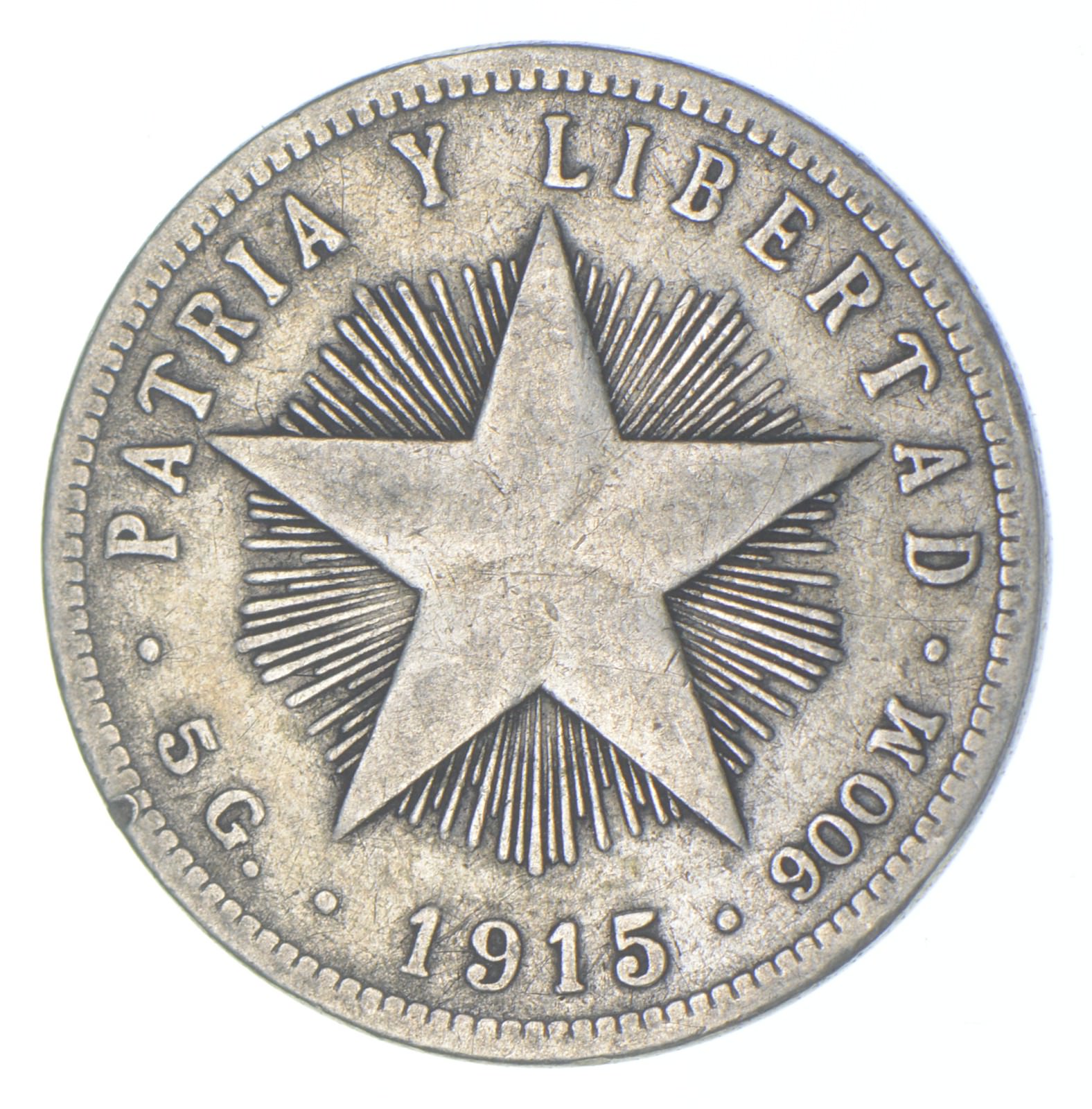 RARE - AUTHENTIC - Silver CUBAN Coin - Historic Coin! | Property Room