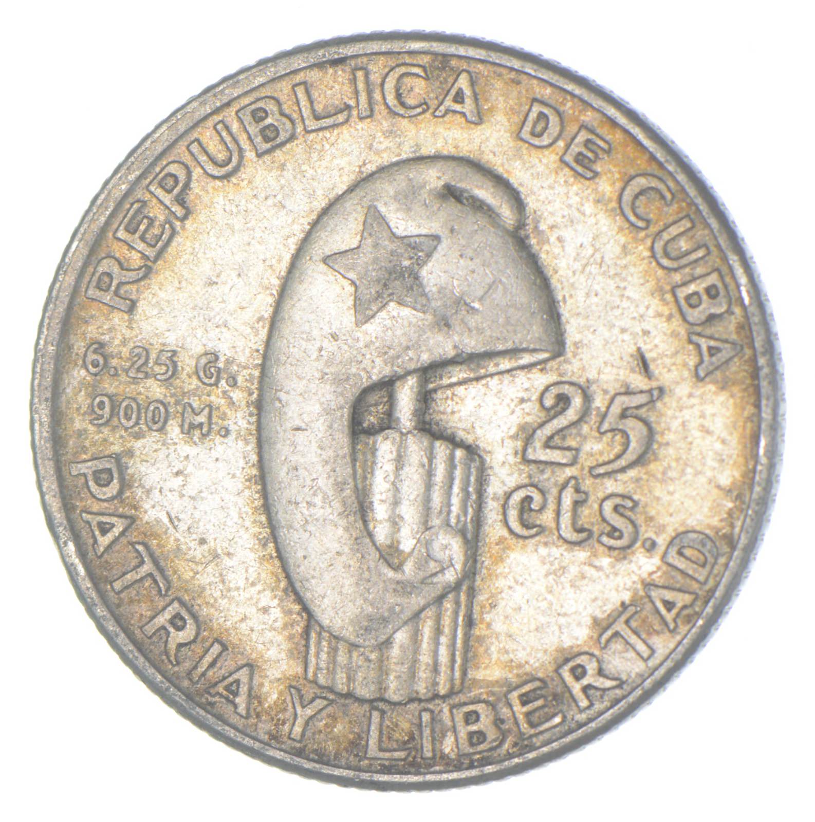 RARE - AUTHENTIC - Silver CUBAN Coin - Historic Coin! | Property Room