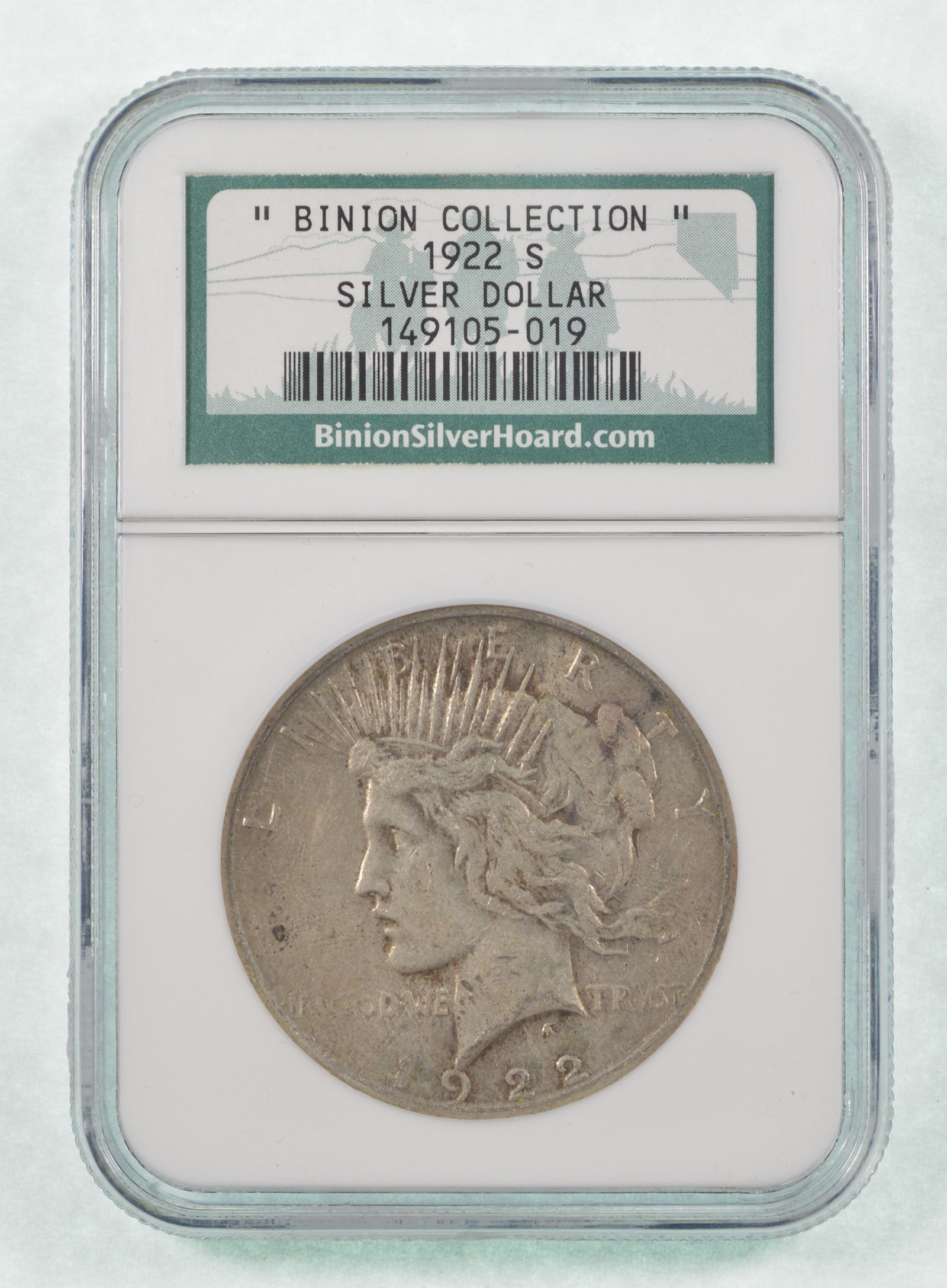 Rare 'Binion Collection' Graded Silver Dollar - NGC - Historic Coin ...