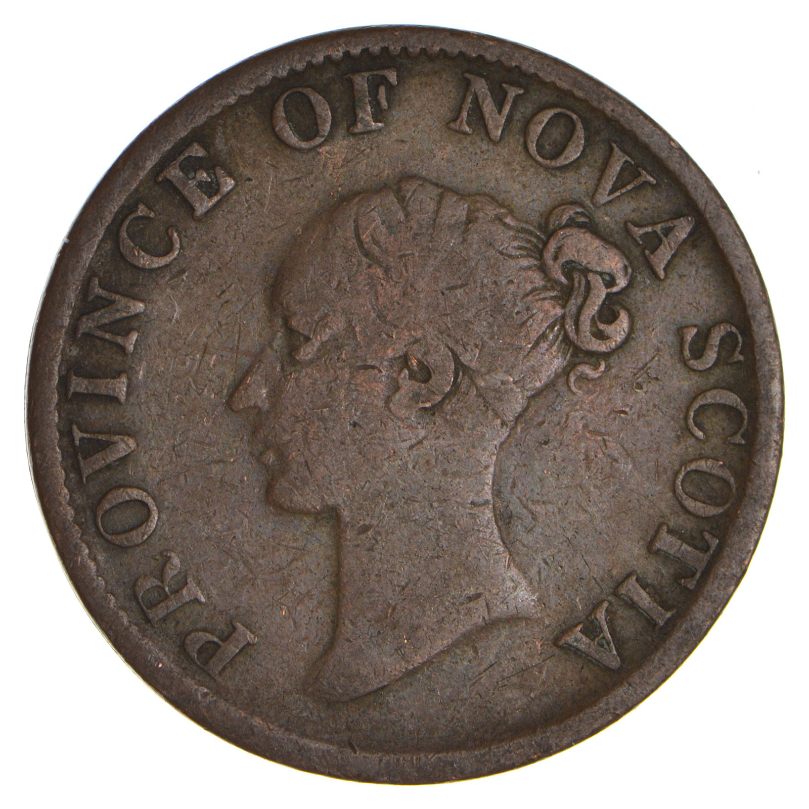 RARE Canadian Bank Token 1840 - Early Copper Coin | Property Room