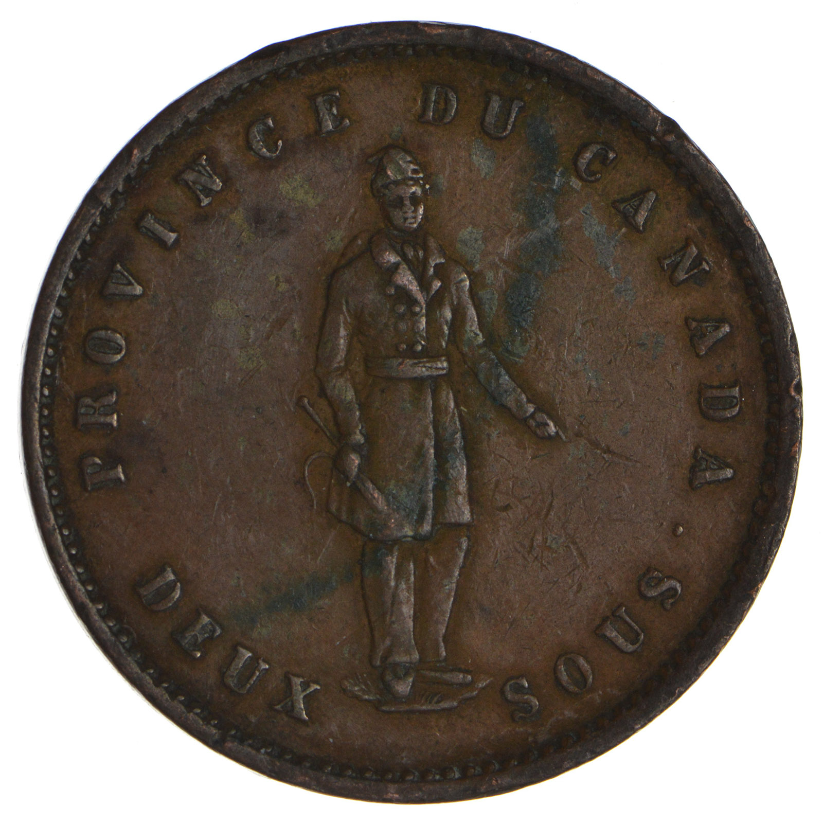 RARE Canadian Bank Token 1852 - Early Copper Coin | Property Room
