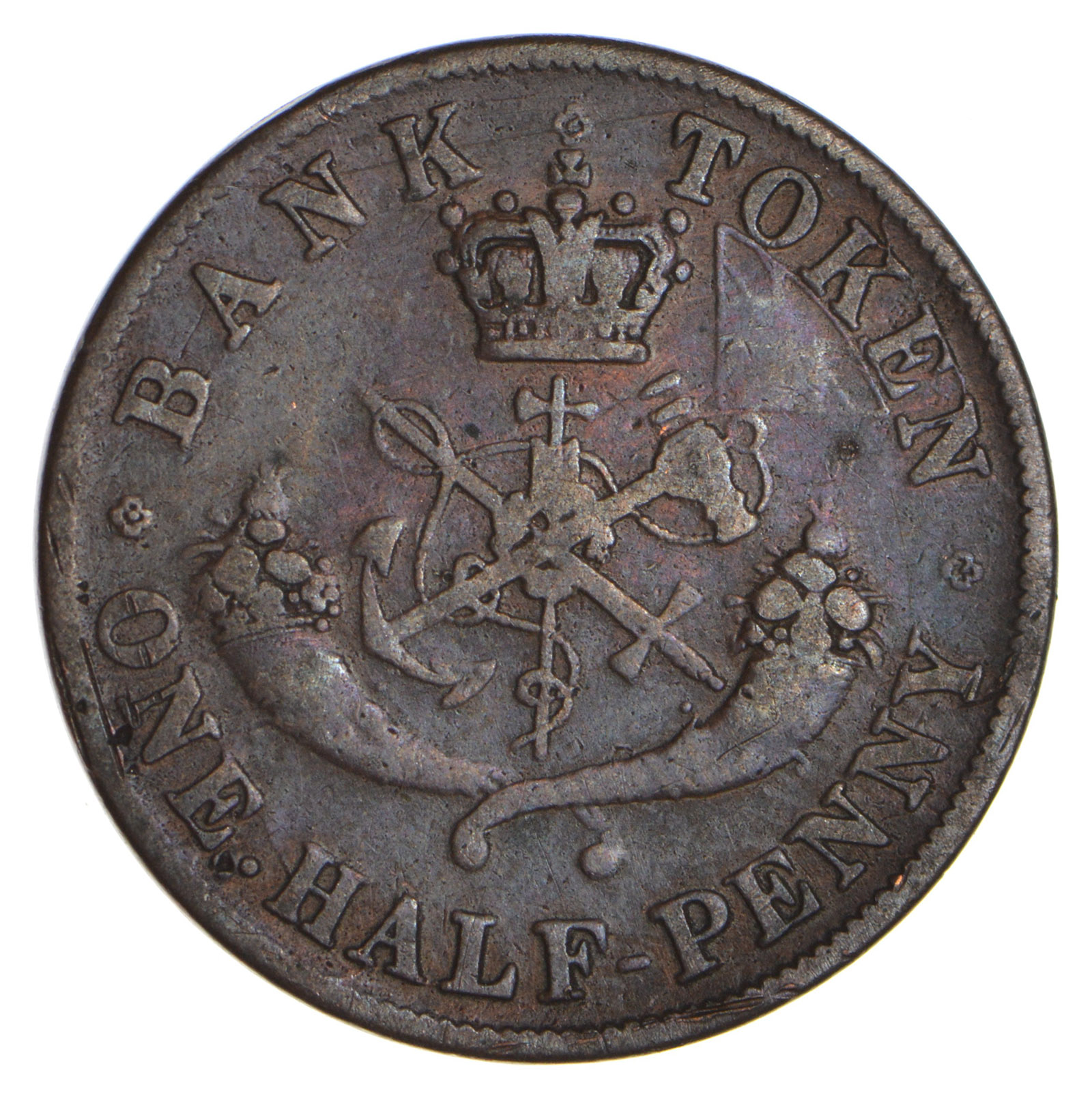 RARE Canadian Bank Token 1857 - Early Copper Coin | Property Room