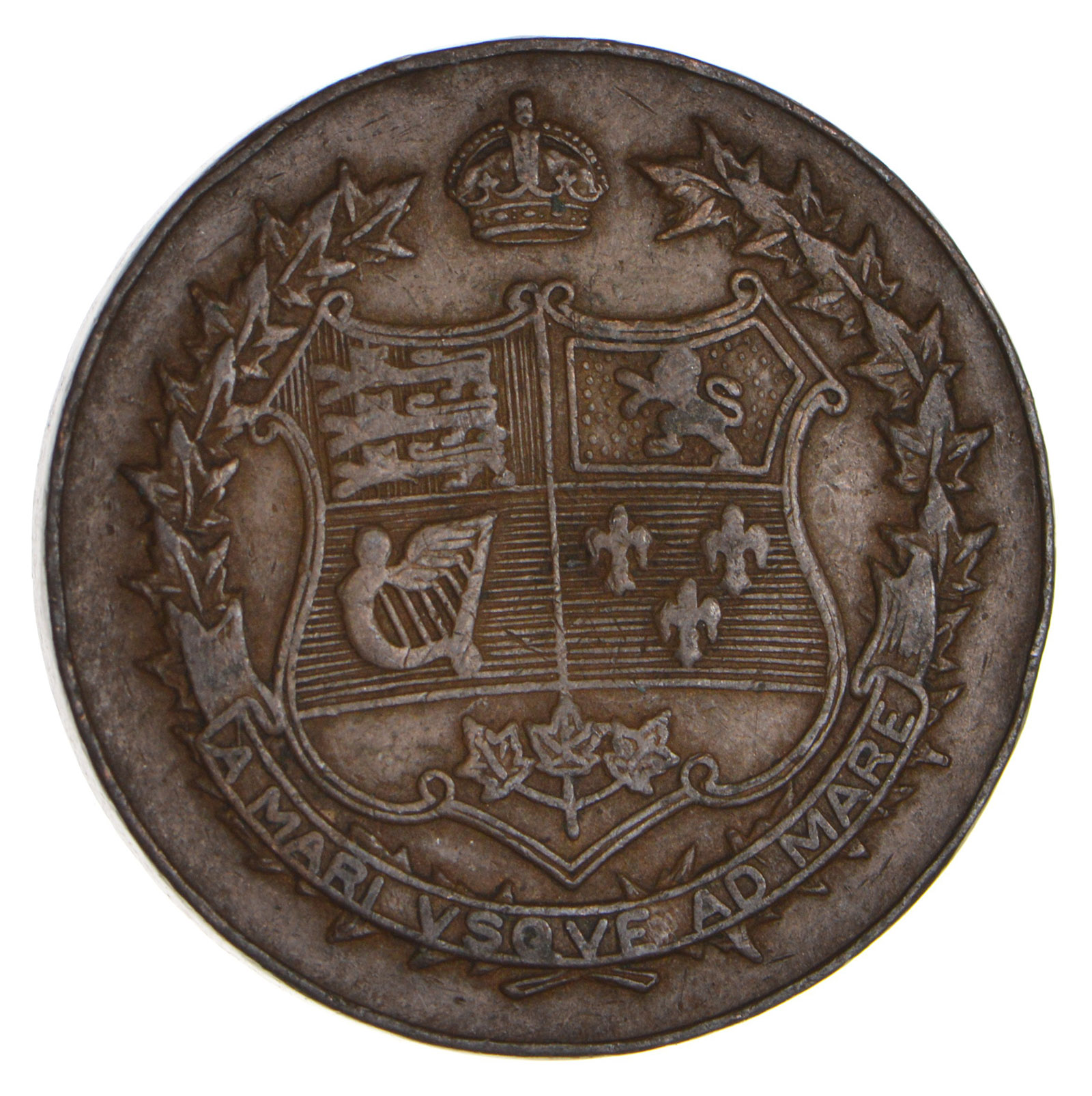 RARE Canadian Bank Token 1927 - Early Copper Coin | Property Room