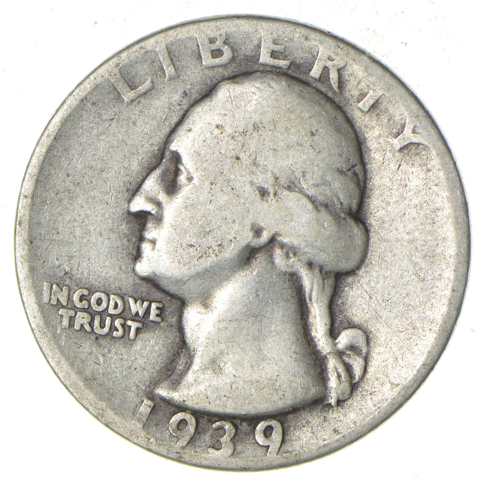 RARE - D Mint Marked - 1939-D Washington Quarter | Property Room