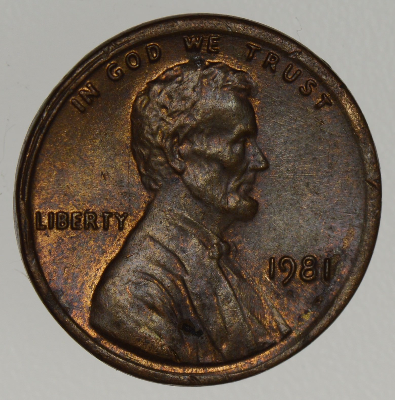 Rare Error - 1981 Partial Collar Strike Lincoln Memorial Cent - High ...