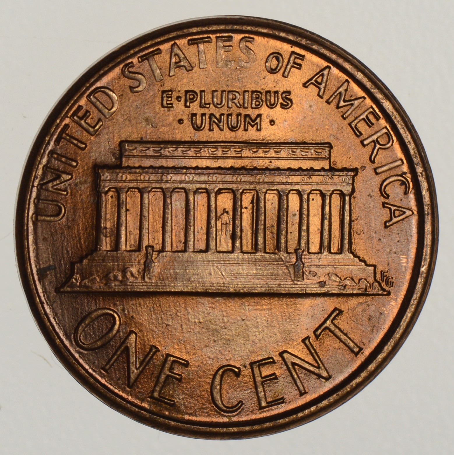 Rare Error - 1987 Partial Collar Strike Lincoln Memorial Cent - High ...