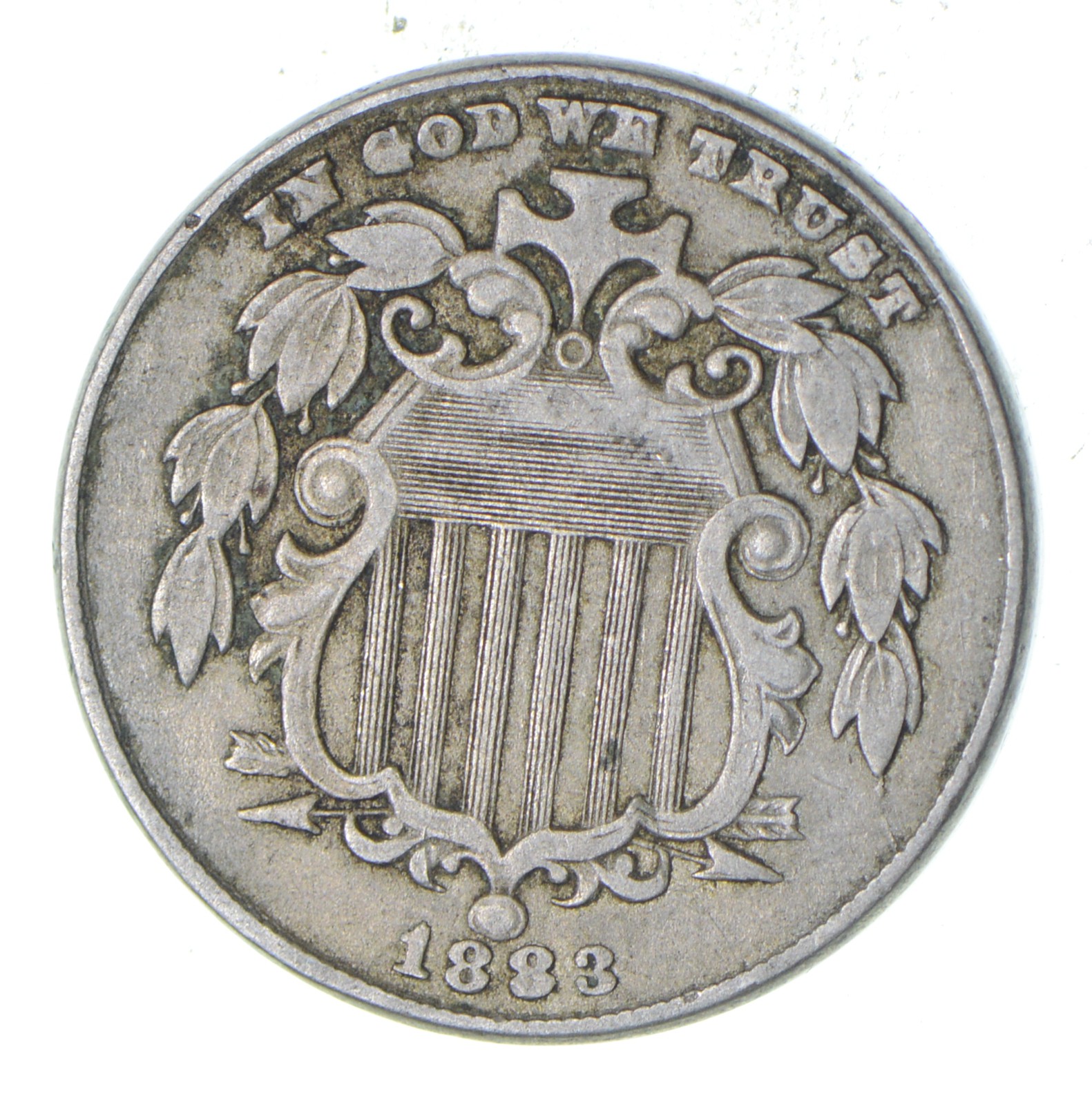 RARE - First US Nickel - 1883 - Shield Nickel - US Type Coin - Rare in ...