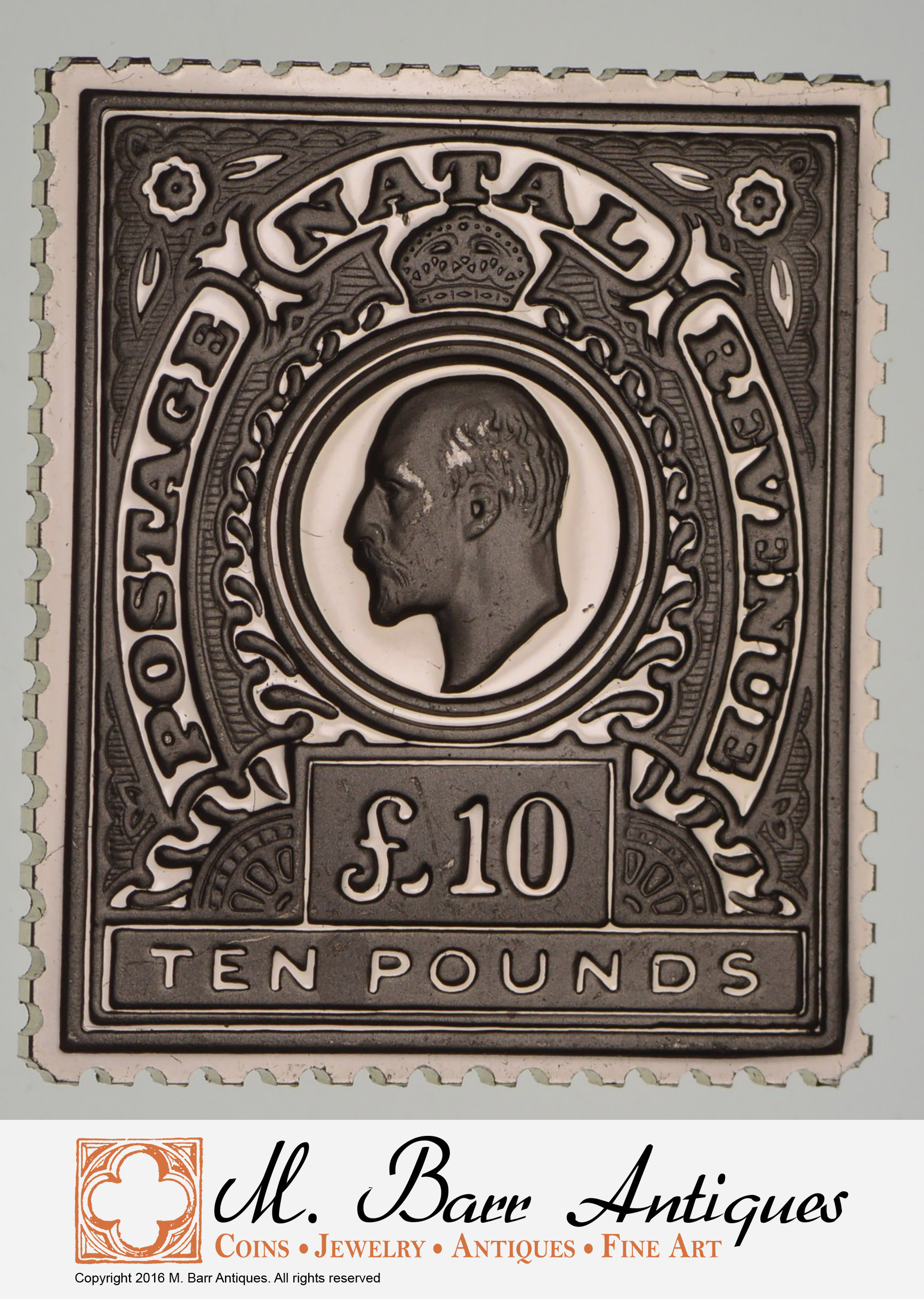 Rare - Historic Stamp Sterling Silver Medallion 14.3 Grams | Property Room