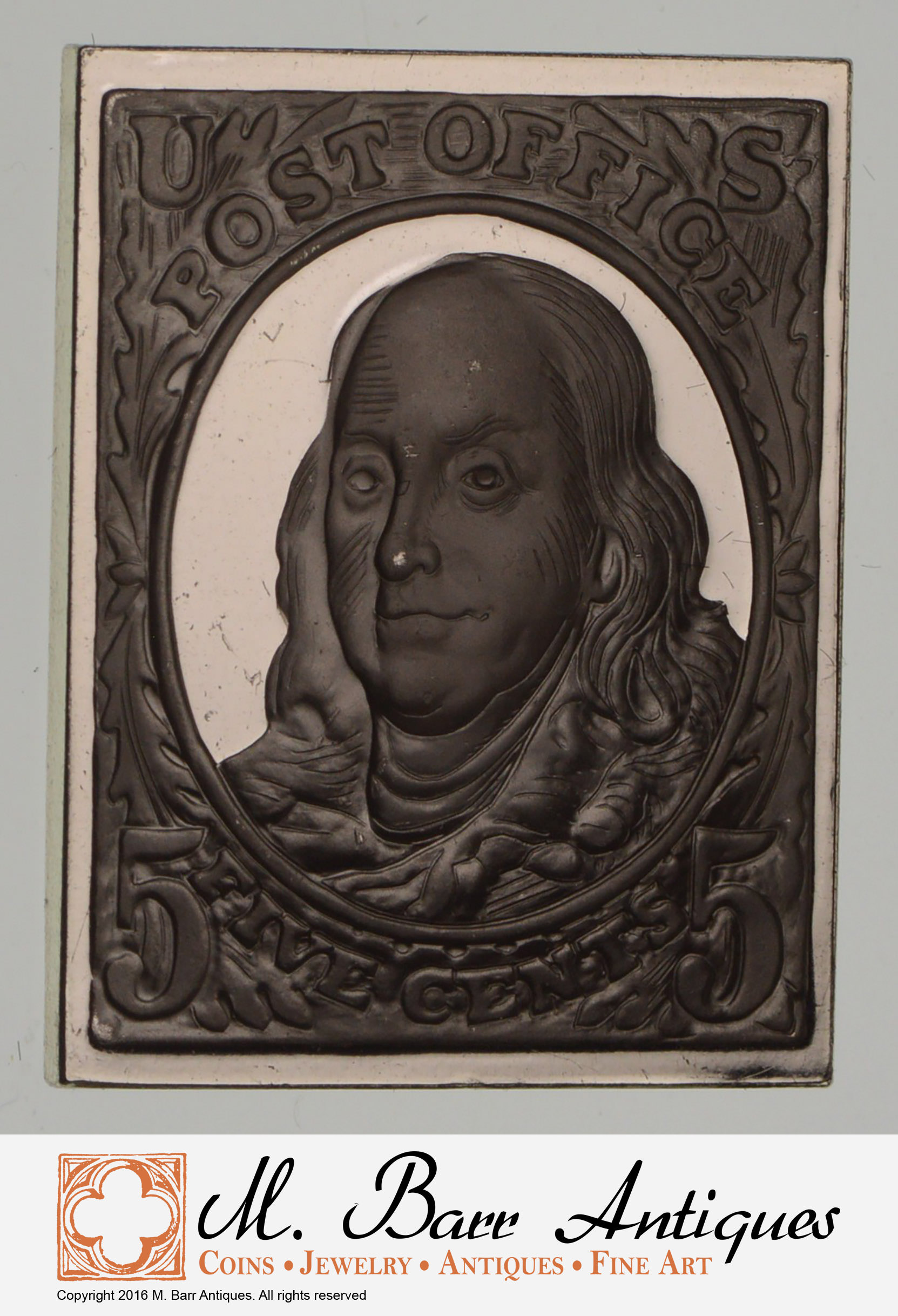 Rare - Historic Stamp Sterling Silver Medallion 8.7 Grams | Property Room